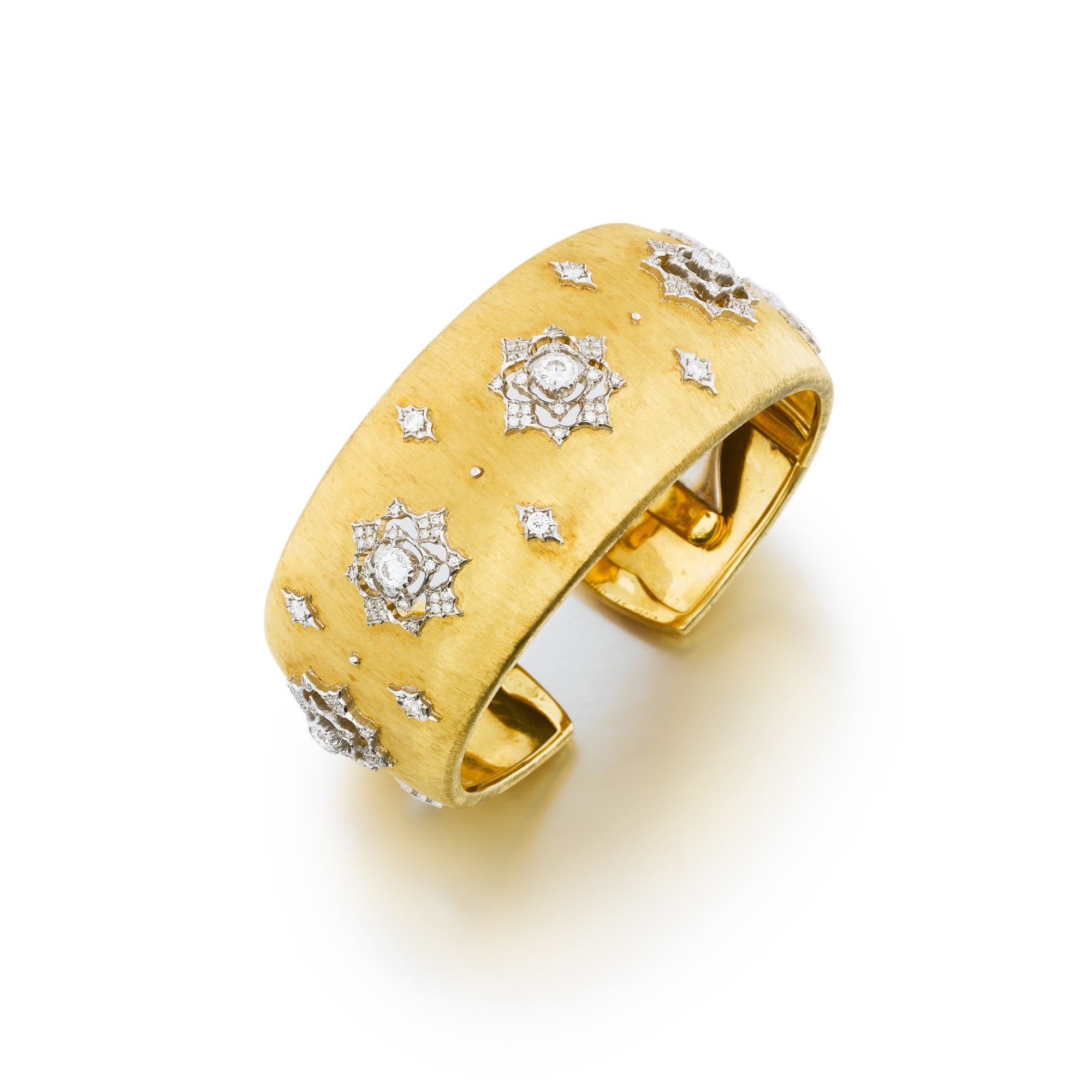 Buccellati | Bracelet or et diamants | Gold and diamond bracelet | Fine ...