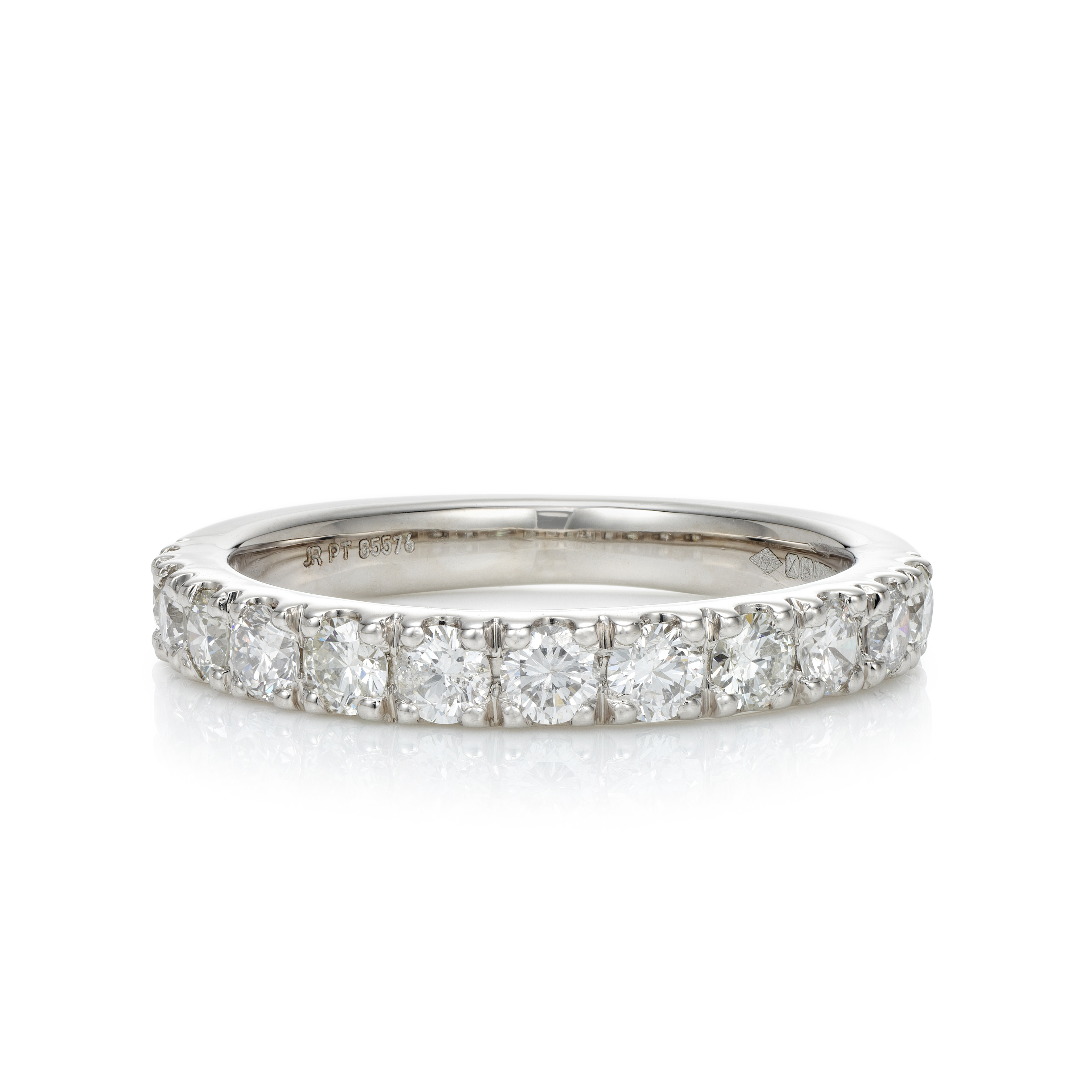 Platinum And 0.75ct Half Eternity Ring Available For Immediate Sale At Sotheby’s