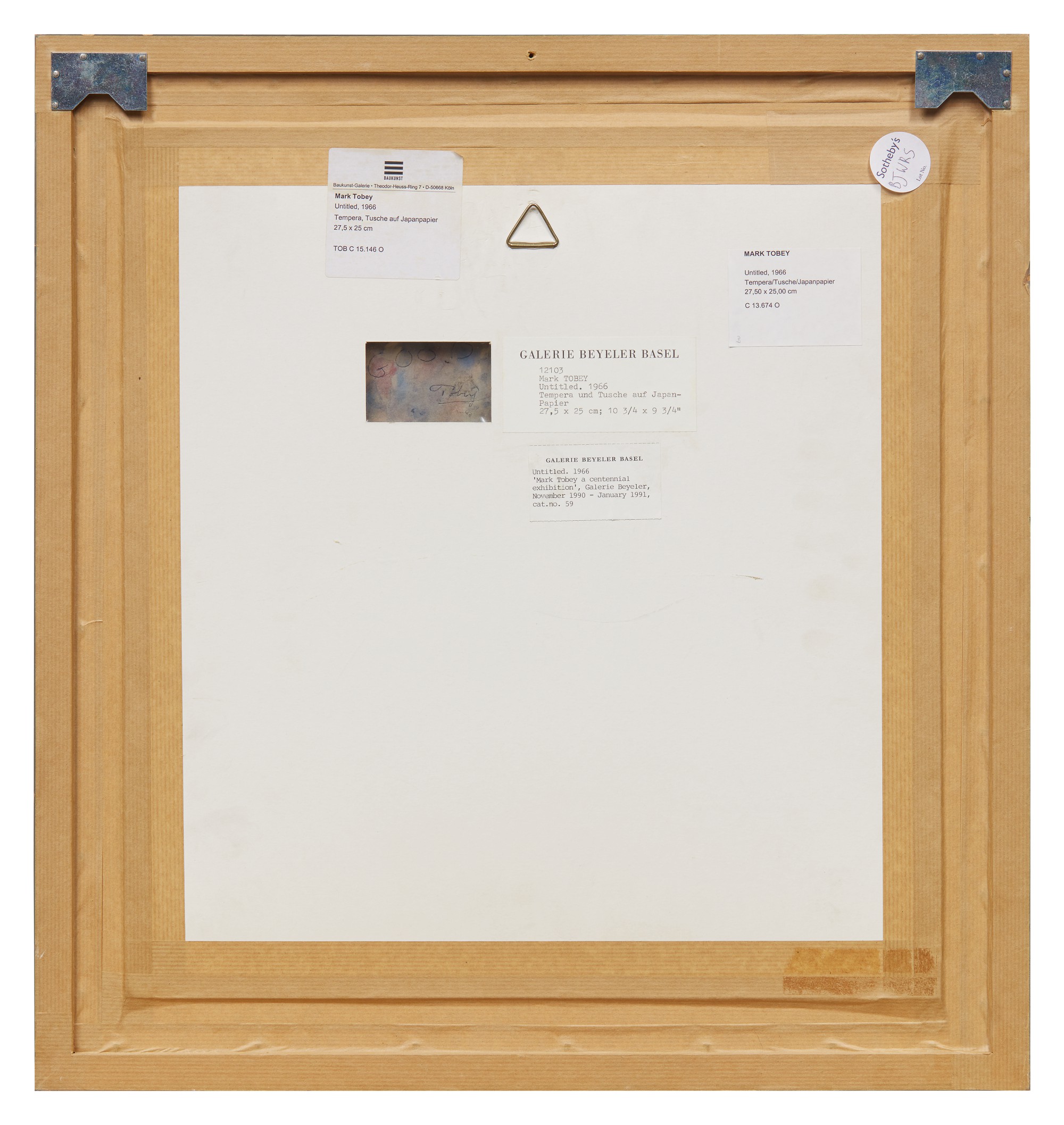 MARK TOBEY | UNTITLED | Contemporary Art | New York | 2020 | Sotheby's