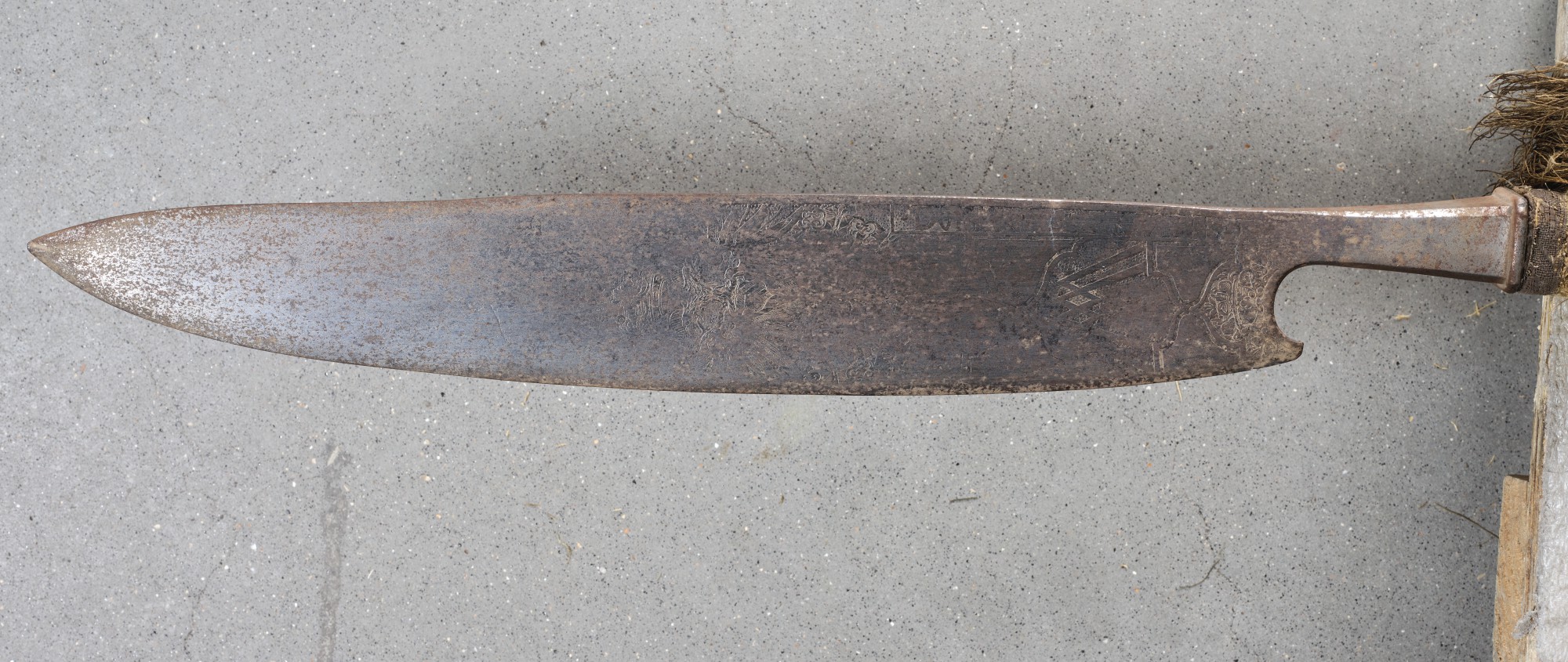 AN ETCHED AUSTRIAN STATE GLAIVE FOR THE GUARD OF EMPEROR MAXIMILLIAN II ...
