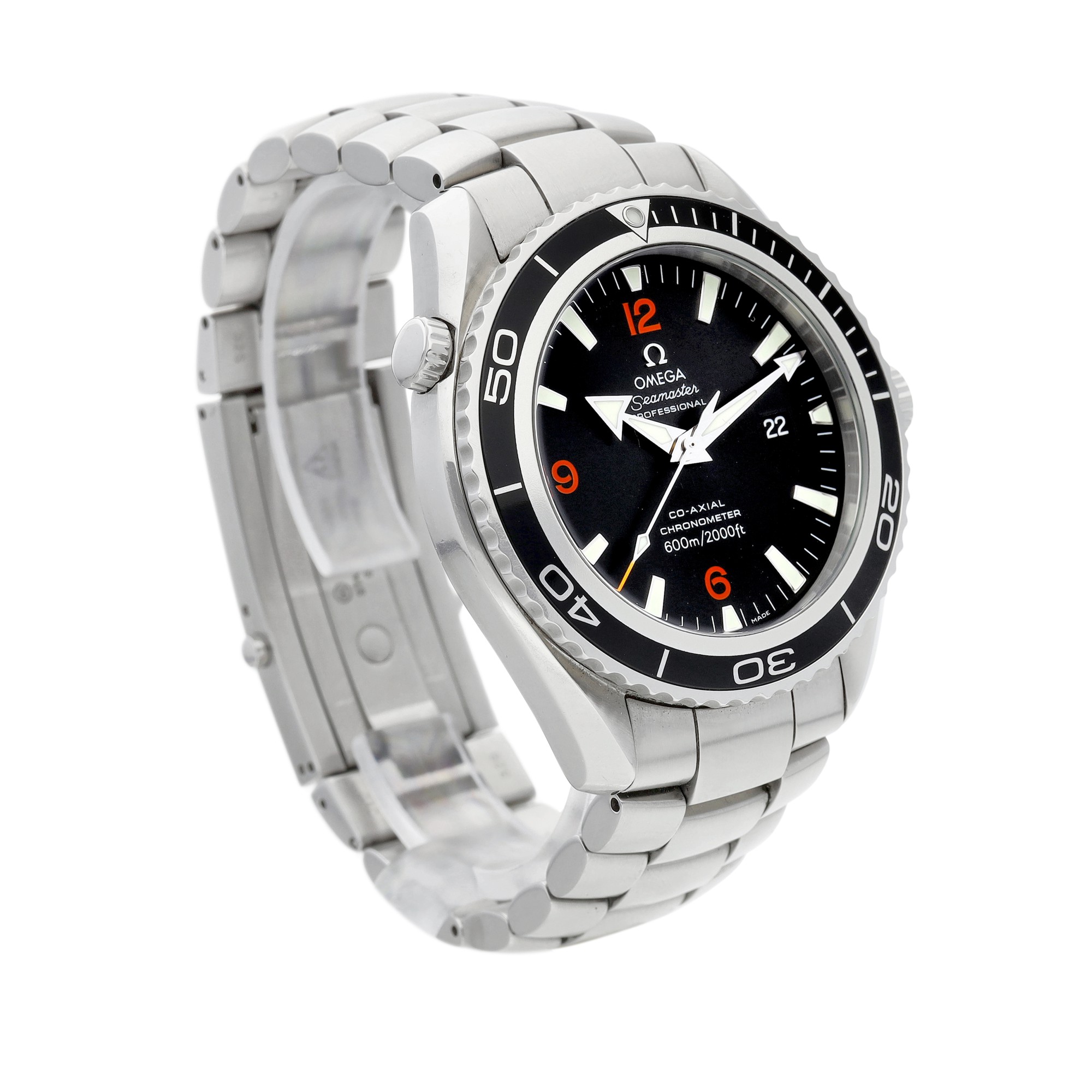Seamaster Planet Ocean | A stainless steel wristwatch with date and ...