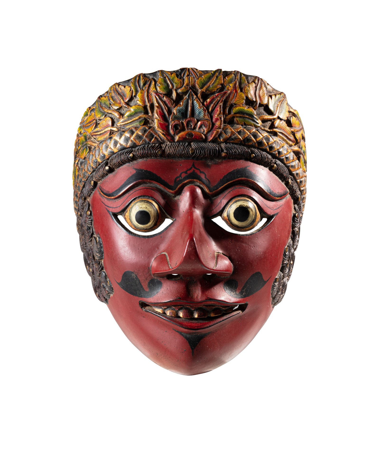 Masque topeng représentant Kelana, Yogyakarta, Java, Indonésie | Topeng ...