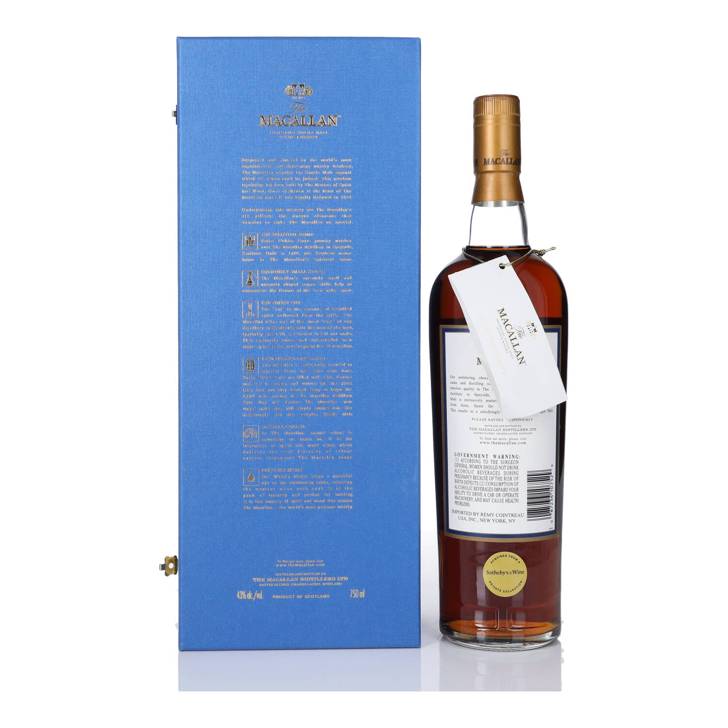 The Macallan 30 Year Old Sherry Oak 43 0 Abv Nv 1 Bt 75cl Whisky