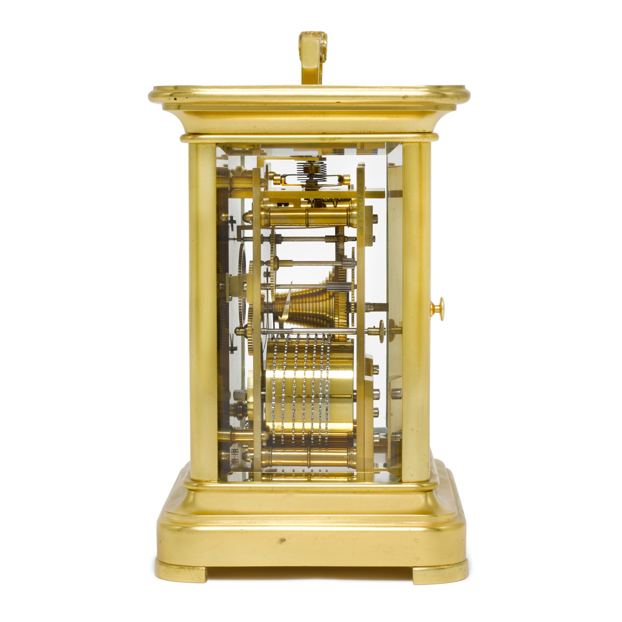 A gilt-brass chronometer carriage timepiece, Edward John Dent, No.693 ...