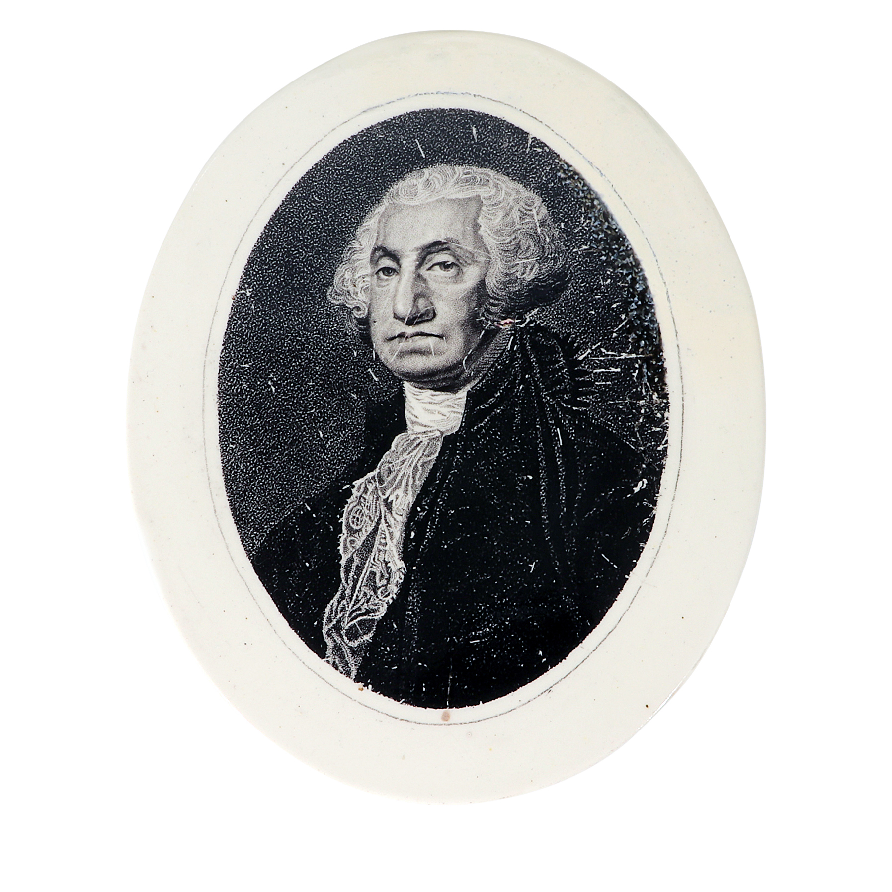 Herculaneum Pottery Vintage English George Washington Creamware ...