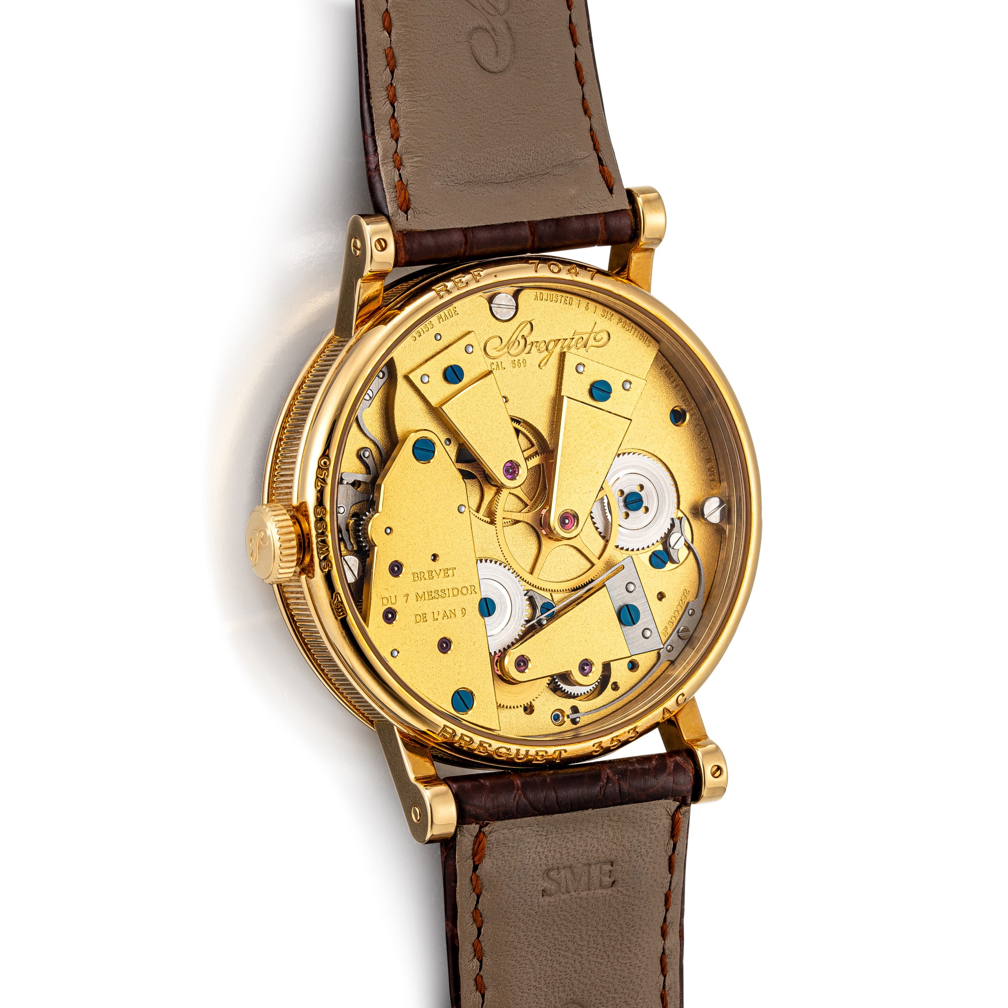 Breguet | La Tradition, Reference 7047, A yellow gold semi-skeletonised ...