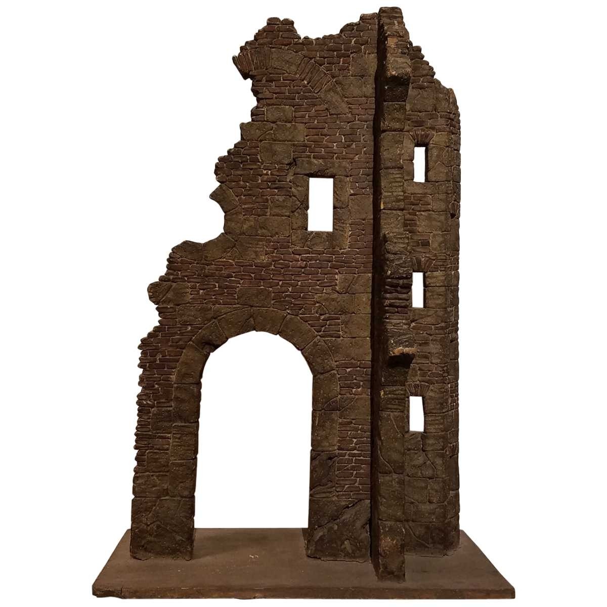 Antique Georgian Style Miniature Wood Model Of Ruins Available For ...