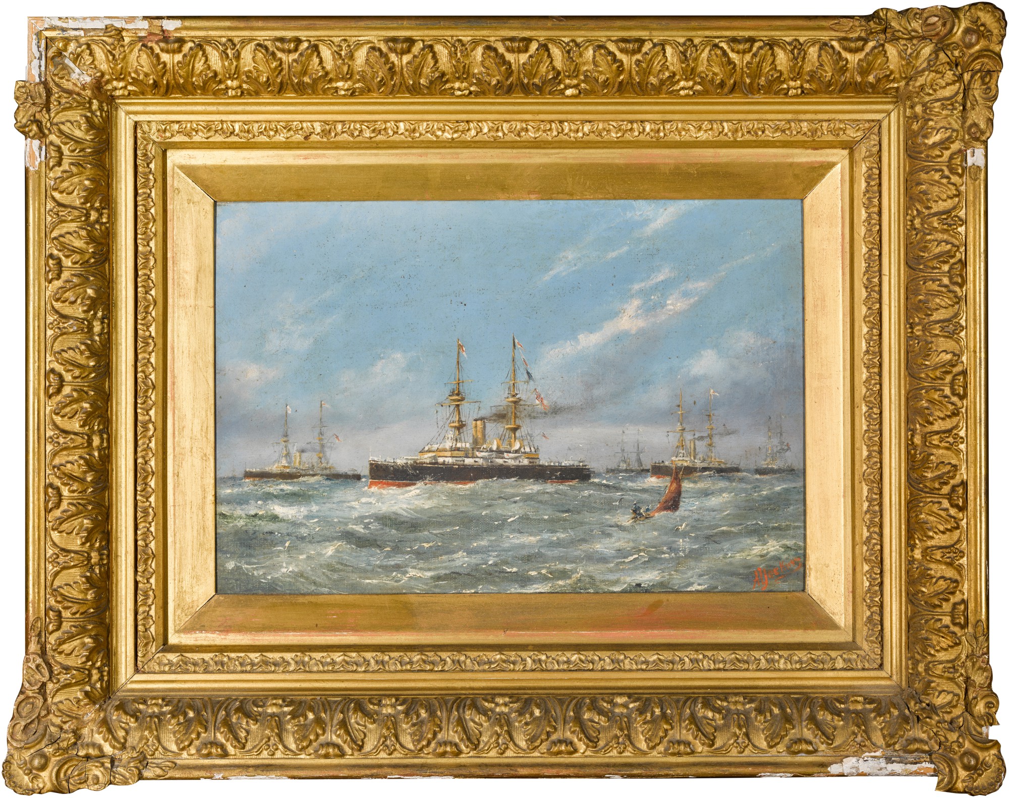 HMS Majestic and other vessels in convoy | Royal & Noble | 2021 | Sotheby's