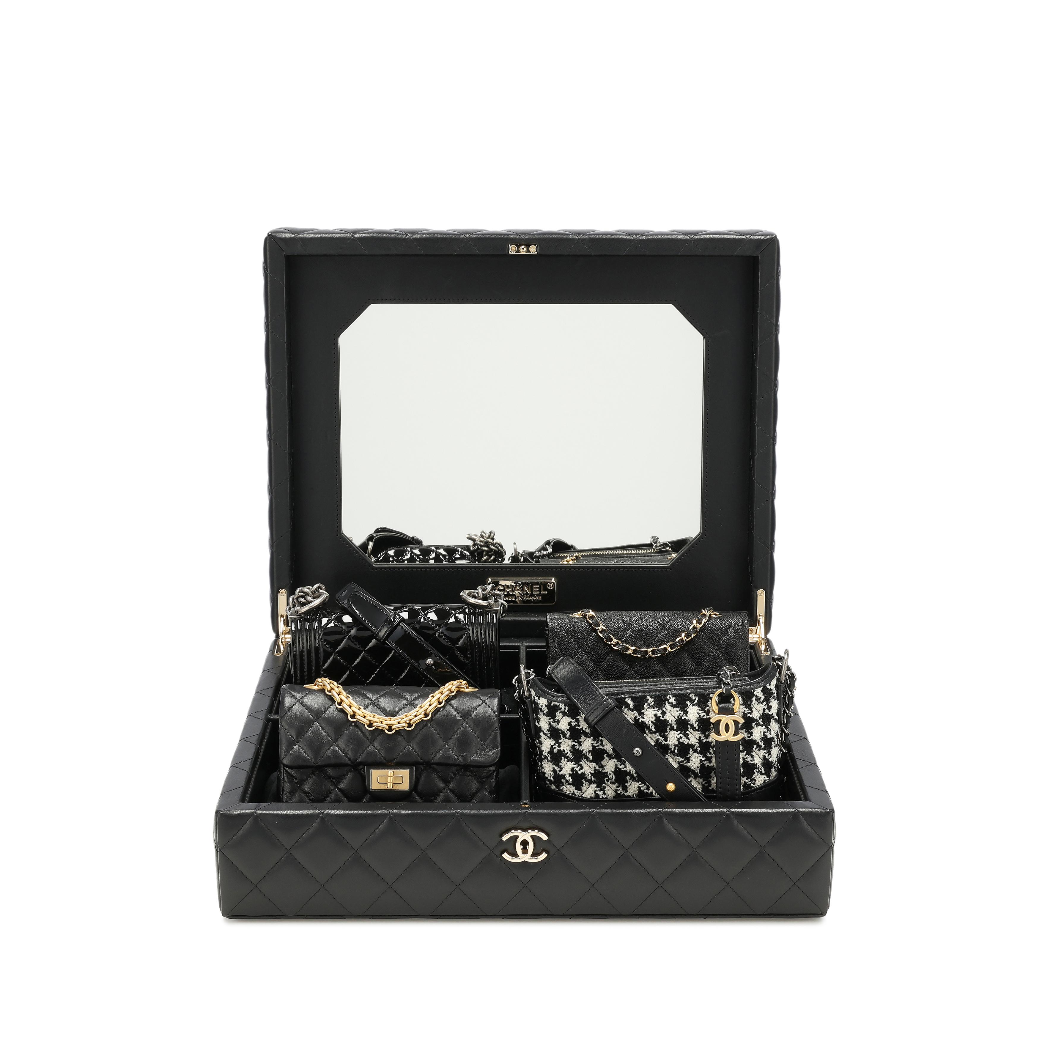 Chanel Success Story Set Of 4 Mini Bags With Quilted Trunk, 2020 ...