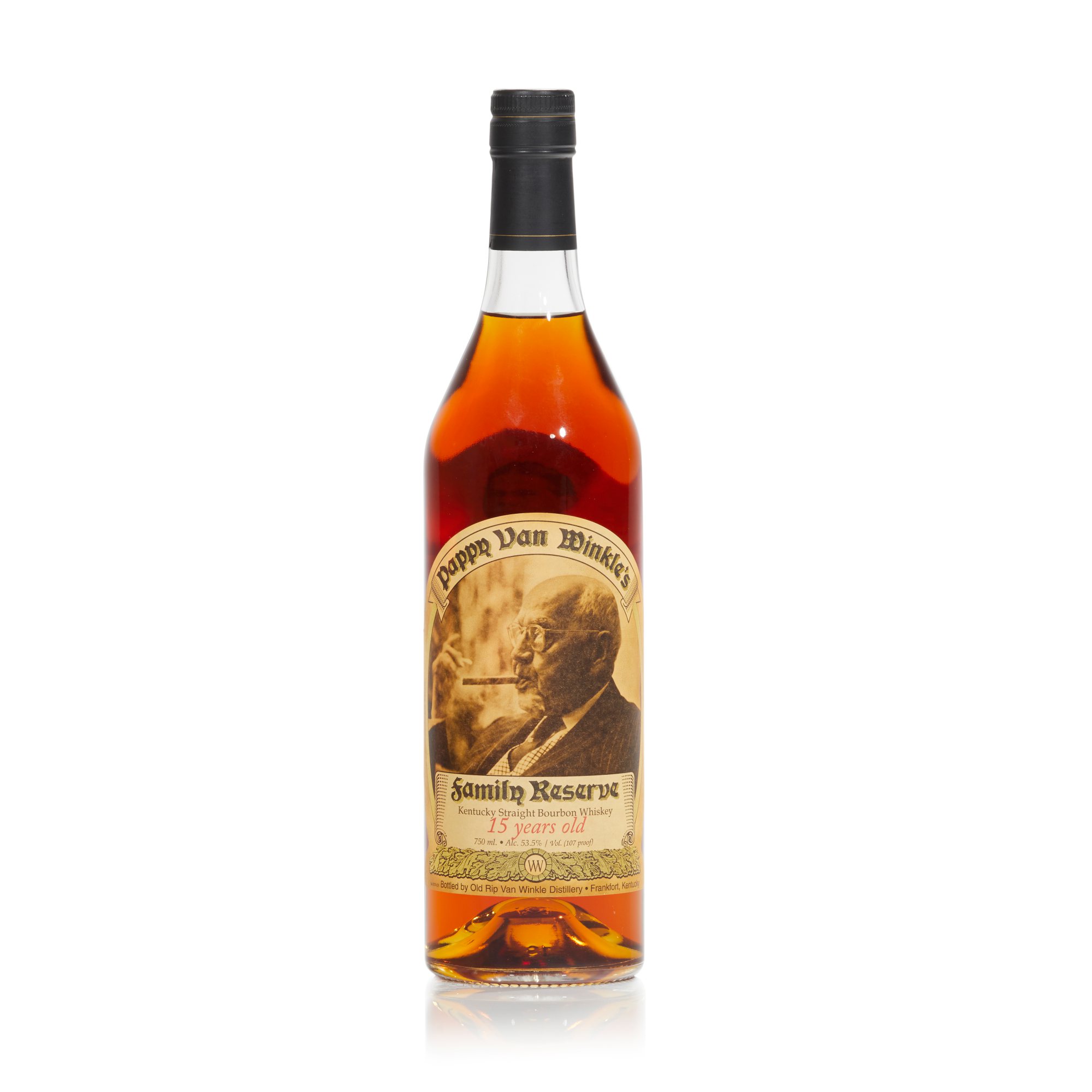 Pappy Van Winkle's 15 Year Old Family Reserve 107 proof NV (1 BT75 ...