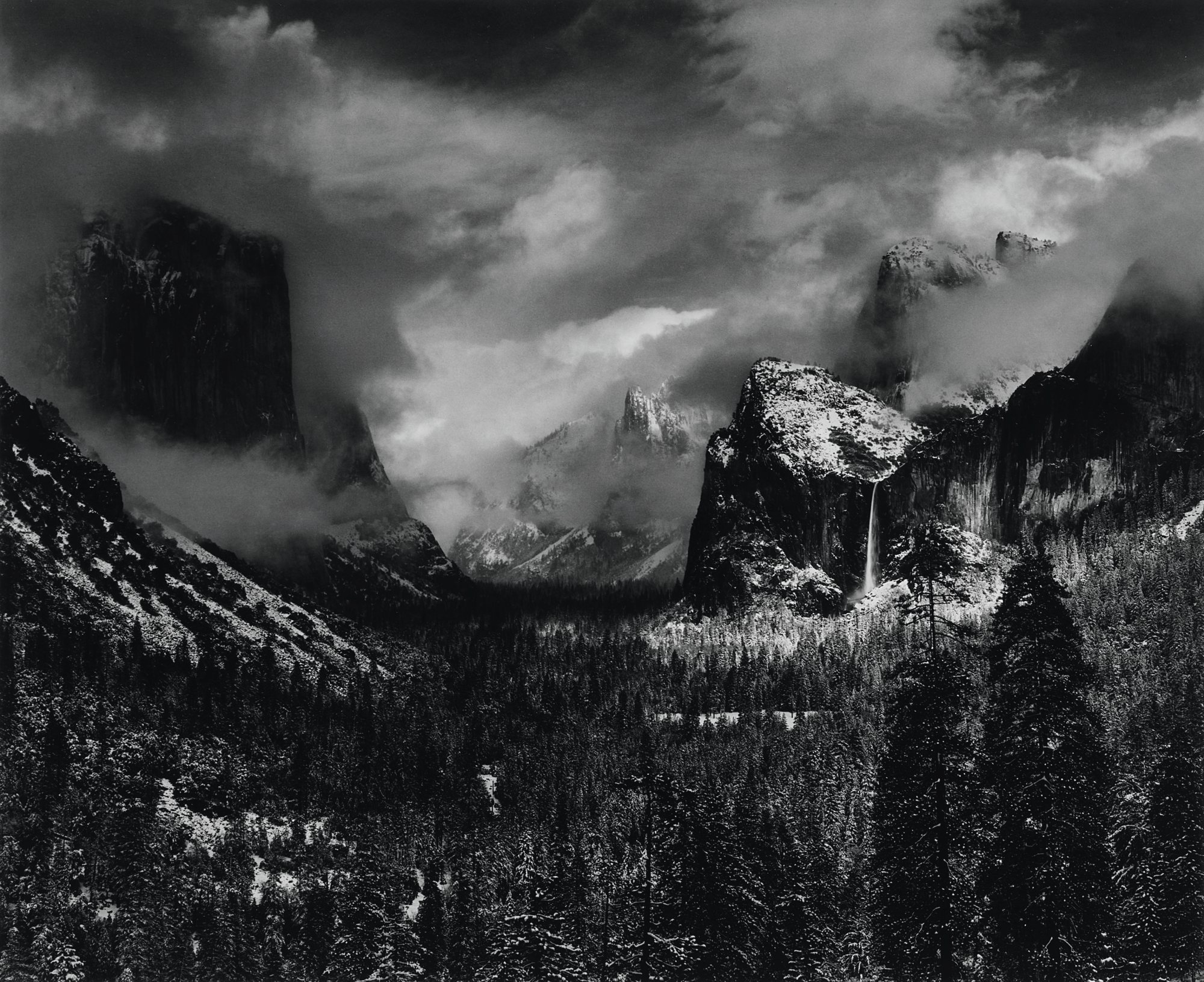 Clearing Winter Storm, Yosemite National Park | Classic Photographs ...