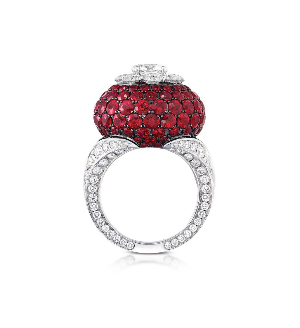 GRAFF | RUBY AND DIAMOND RING 格拉夫 | 紅寶石配鑽石戒指 | Graff: Light & Form ...