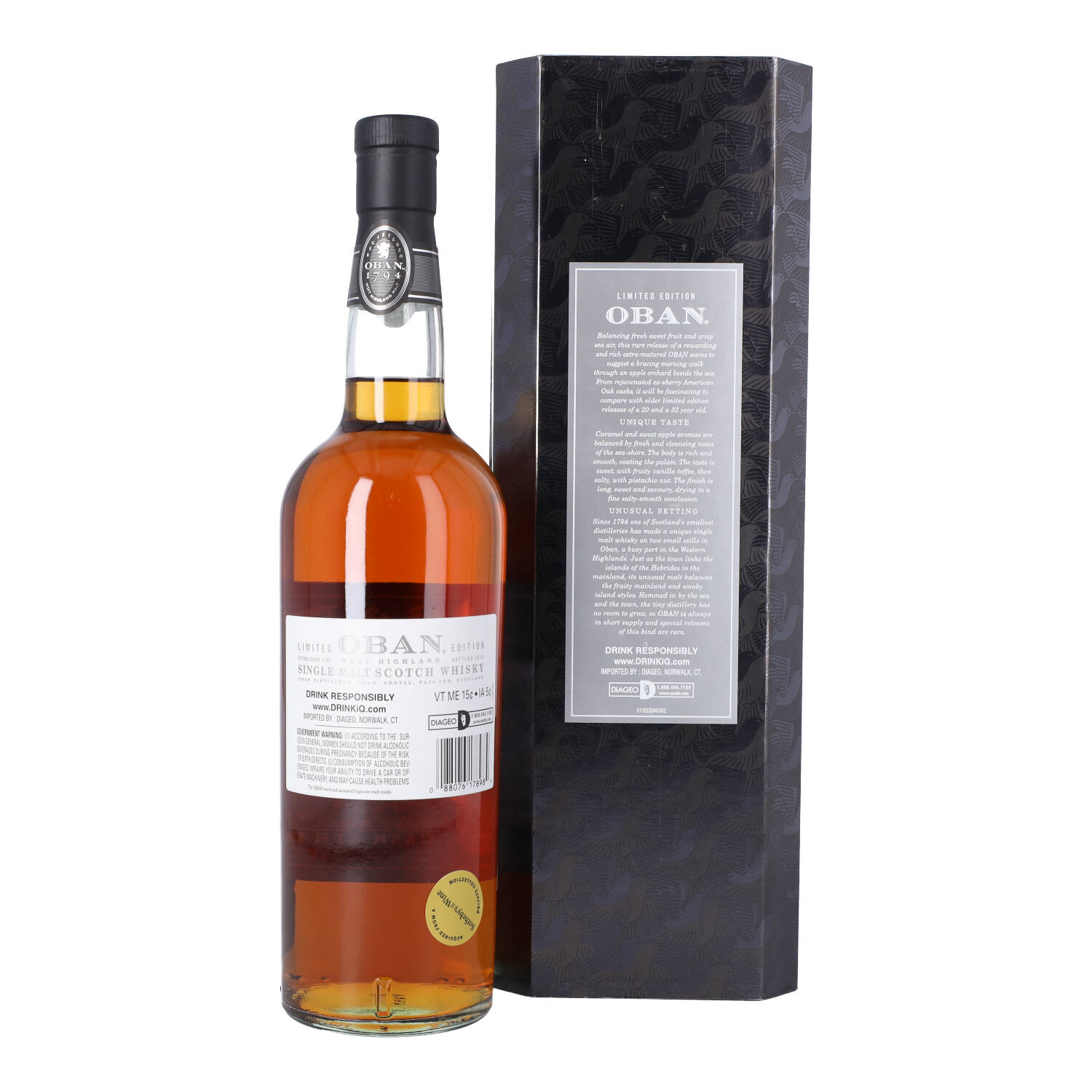 Oban 21 Year Old 58.5 abv NV (6 BT75) | Whisky & Whiskey | The Three ...