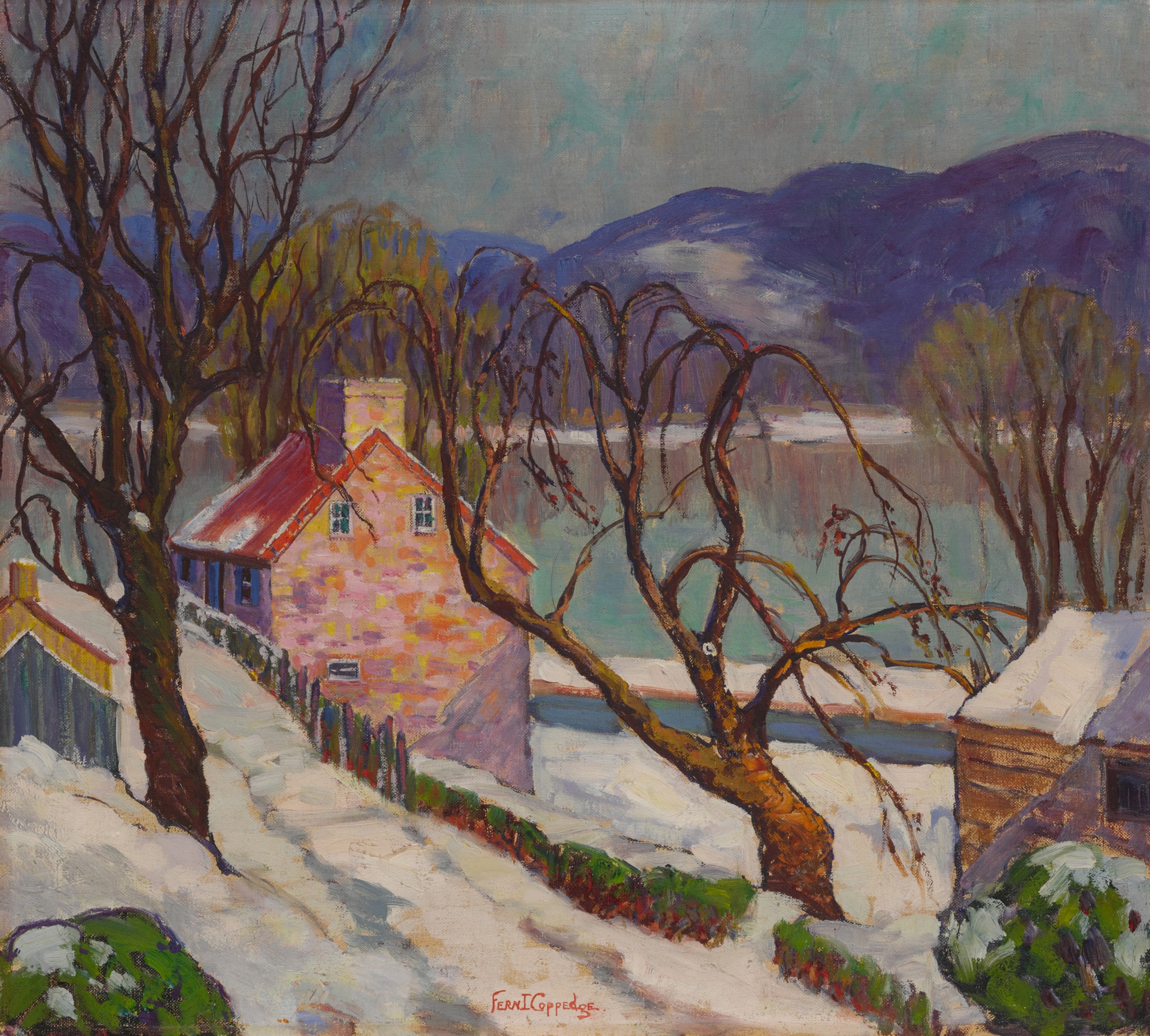 Bittersweet Cottage (Lumberville Studio Of Daniel Garber) | Two ...