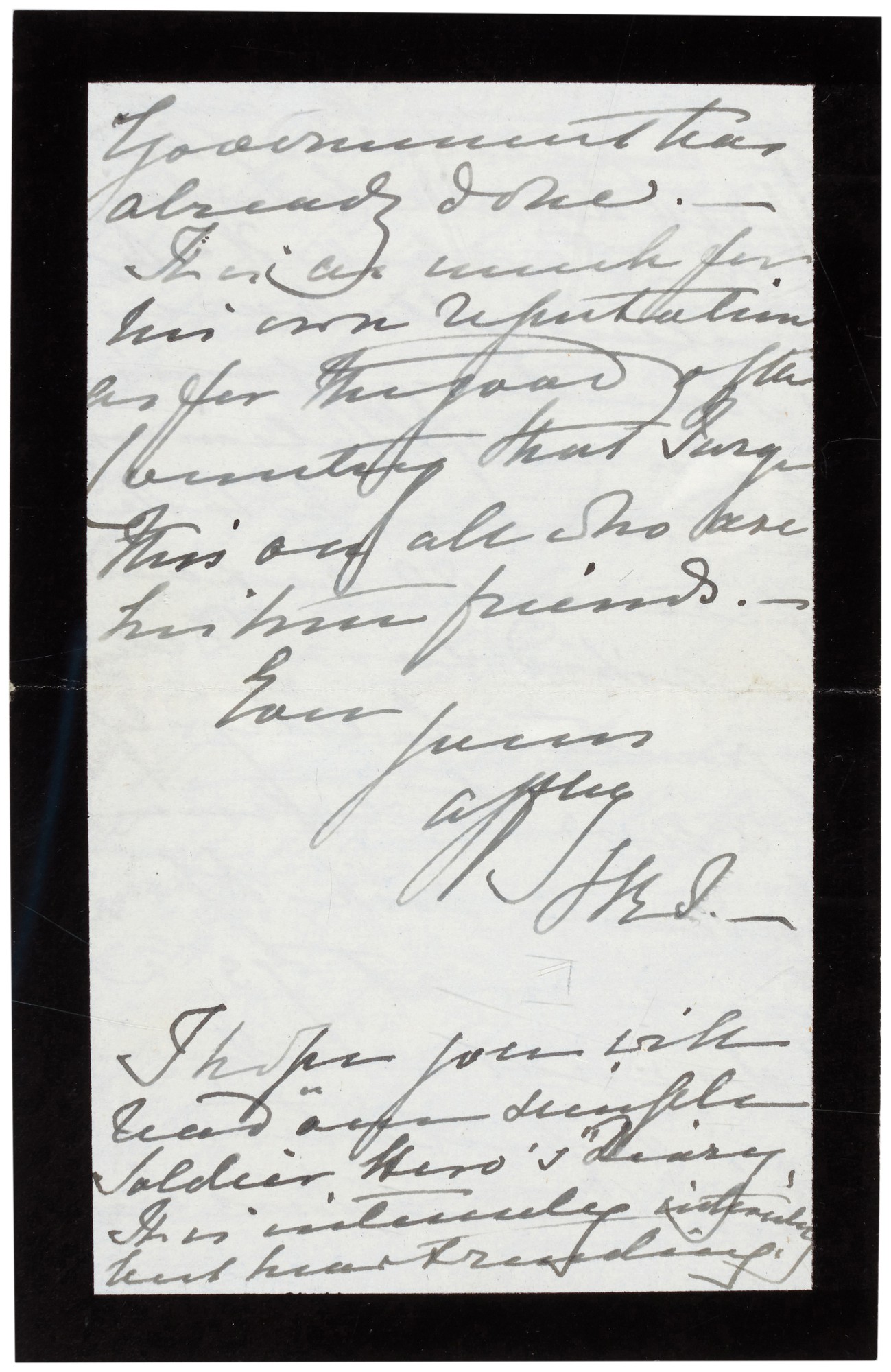 Queen Victoria | autograph letter signed, to Tennyson, 1885 ...