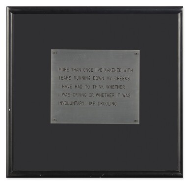 JENNY HOLZER | UNTITLED (THE LIVING SERIES) | Contemporary Art Online ...