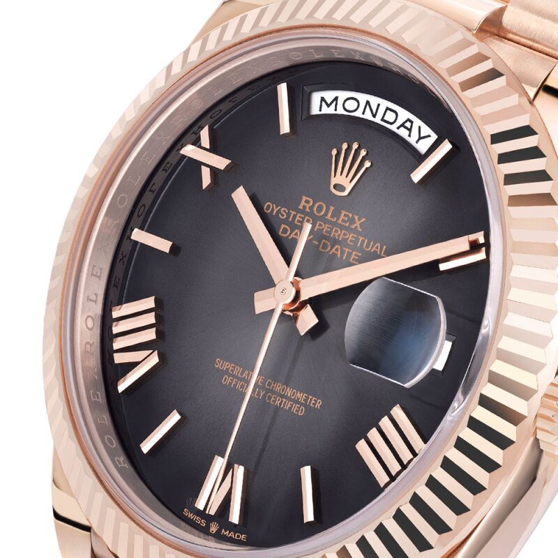 Rolex Rolex Day-Date (Reference 228235). A Rose Gold Automatic ...