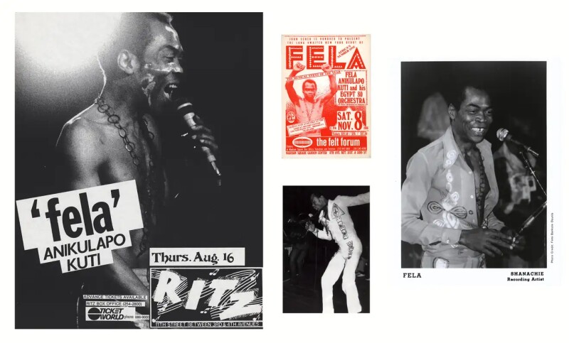Vintage Fela Kuti Concert Poster And Photographs Available For ...