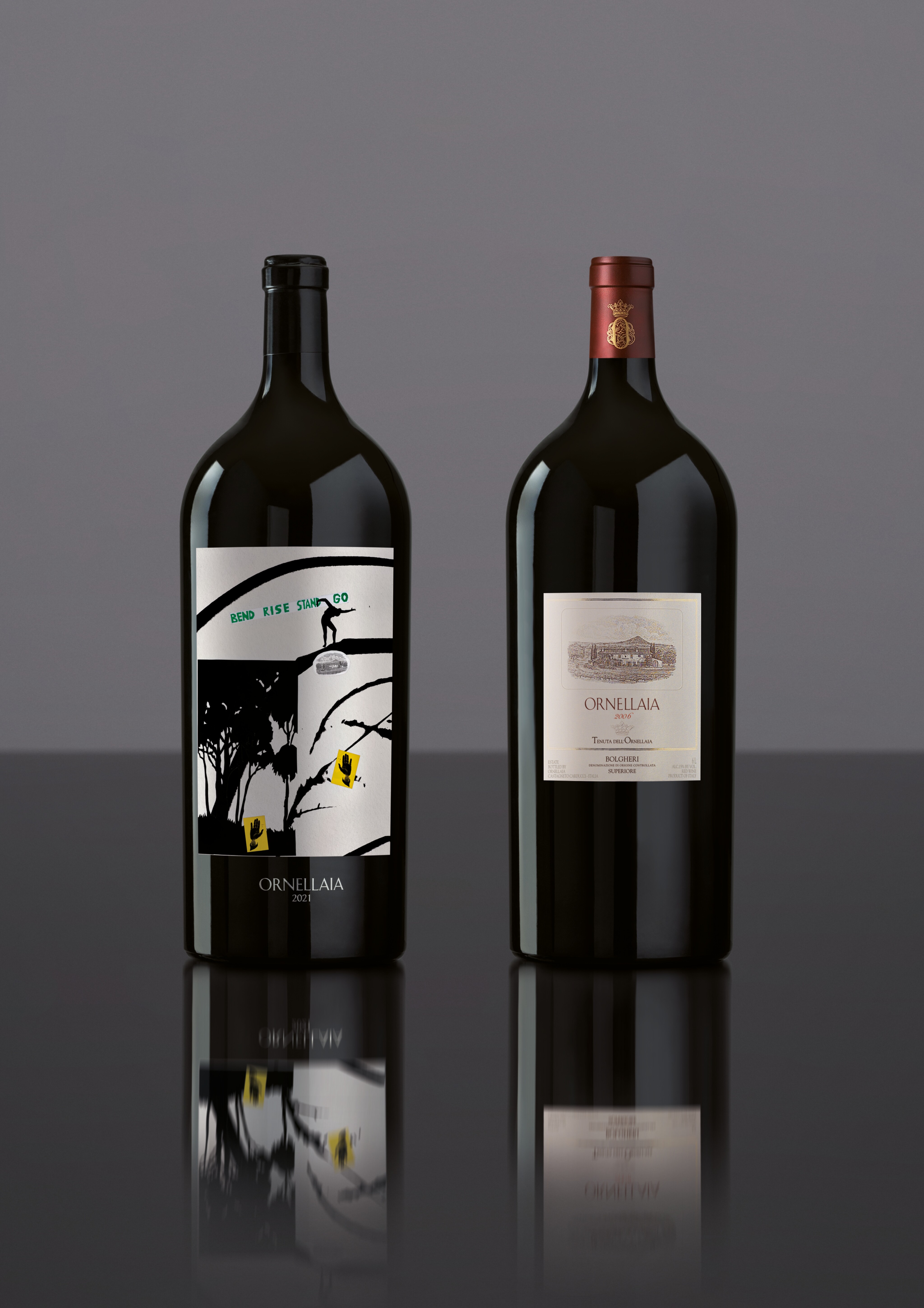 2 IMPERIALS | 1 IMPERIAL x 6L ORNELLAIA 2021 ‘LA GENEROSITÀ’ MADE AND SIGNED BY MARINELLA ...