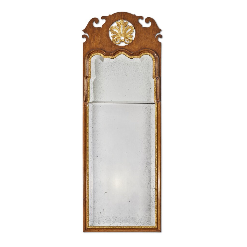 A George I Style Walnut And Parcel Gilt Looking Glass Circa 1900 A Life And Legacy The Joanne