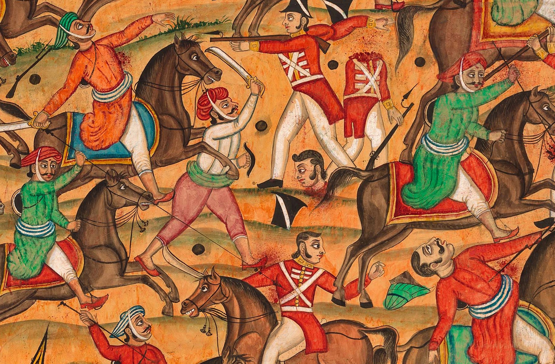 The Battle of Pollilur, India, Seringapatam, early 19th century | Arts ...