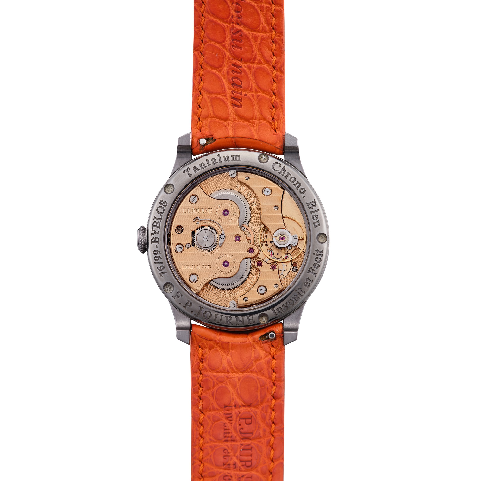 Chronometre Bleu Byblos | A limited edition tantalum semi-skeletonised ...