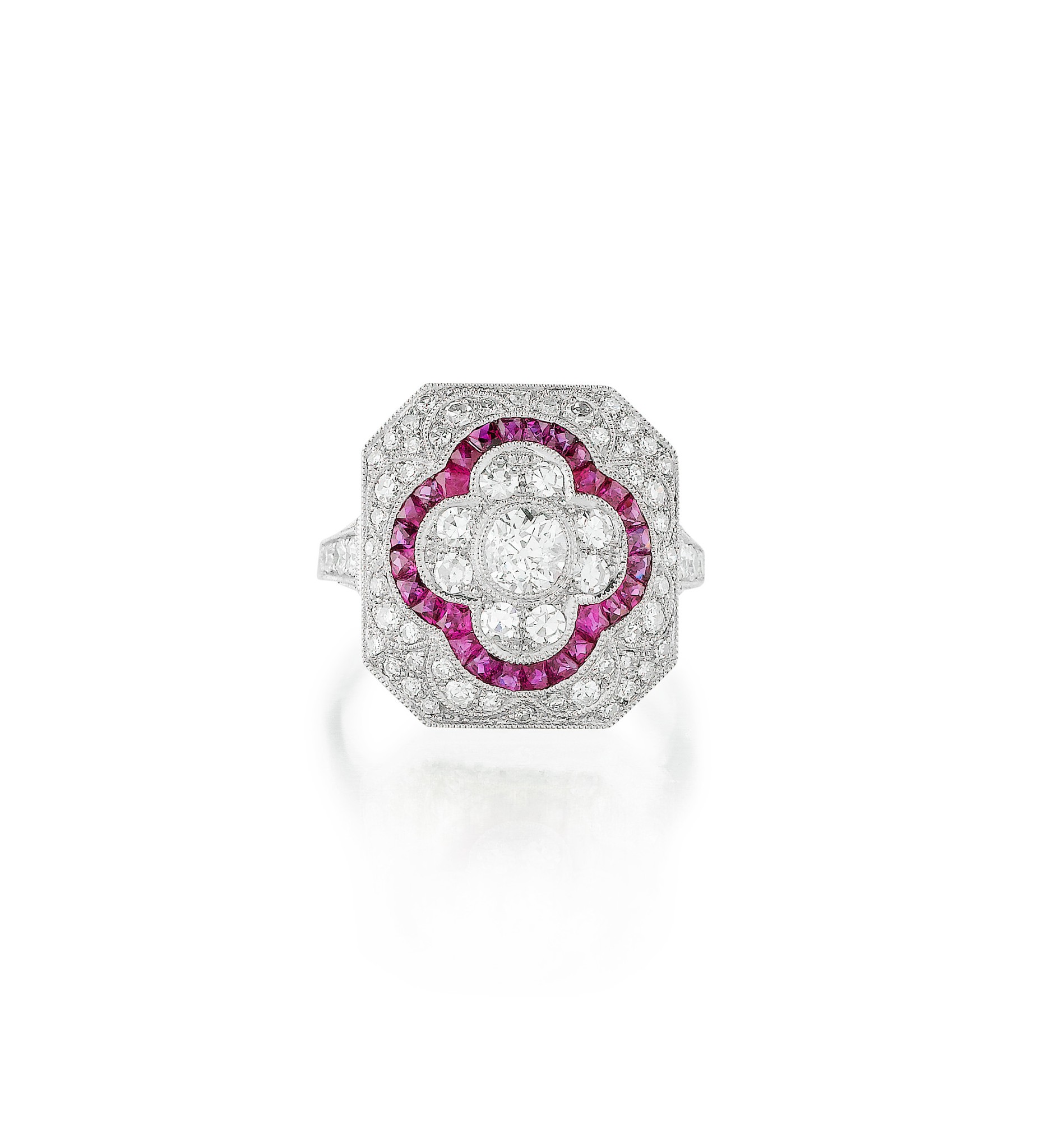 Bague diamants et rubis | Diamond and ruby ring | Fine Jewels | 2021 ...