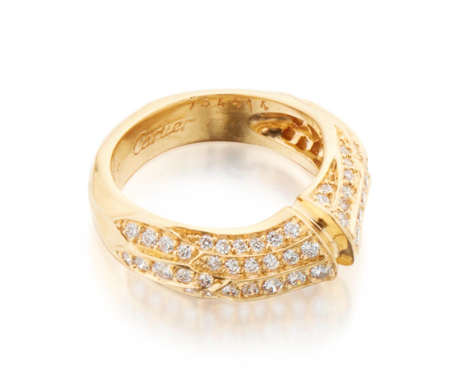 DIAMOND 'BAMBOO' RING, CARTIER, FRANCE | Jewels Online | 2020 | Sotheby's