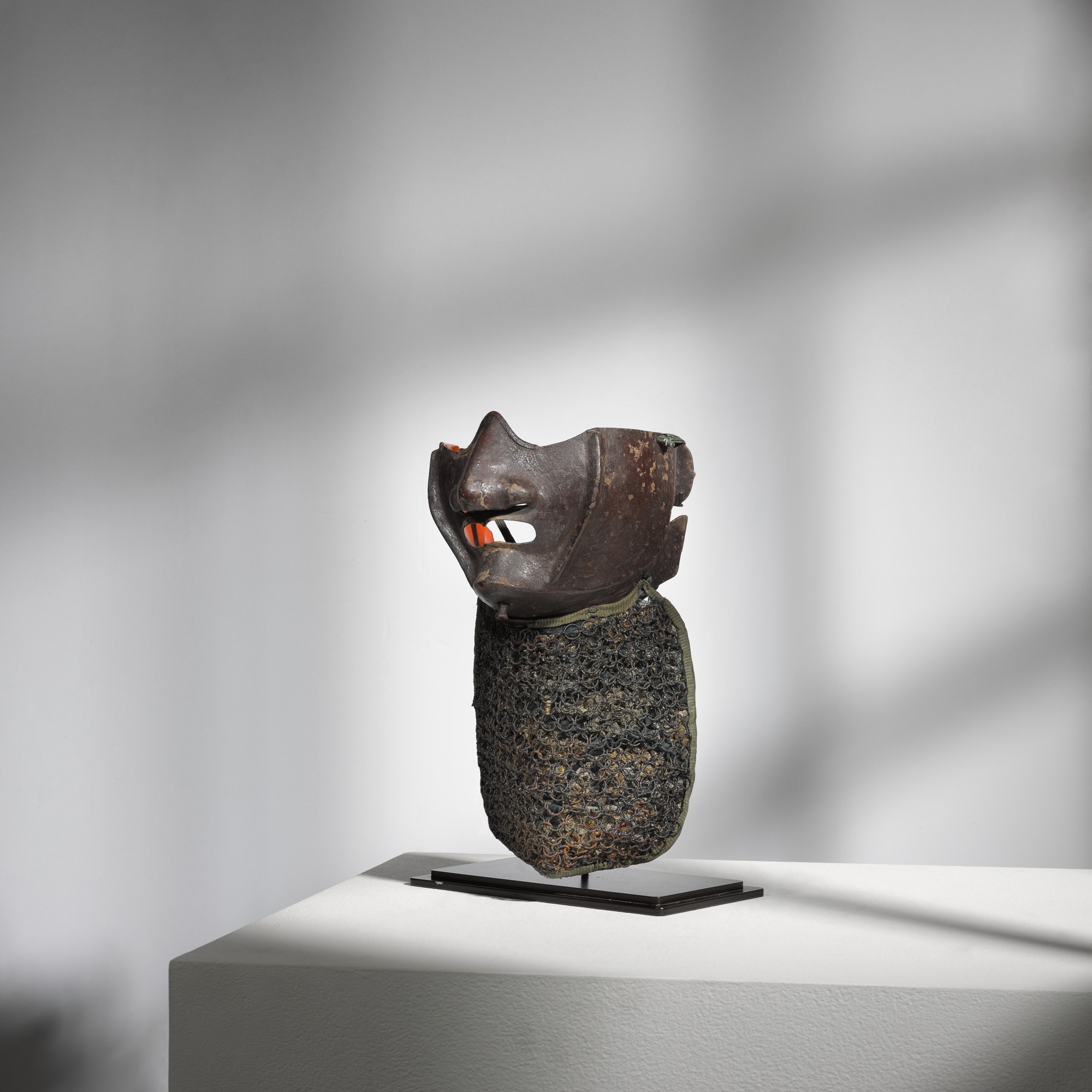 A Ryoei ryubu-style mempo [face mask] | Edo period, 17th century | The ...