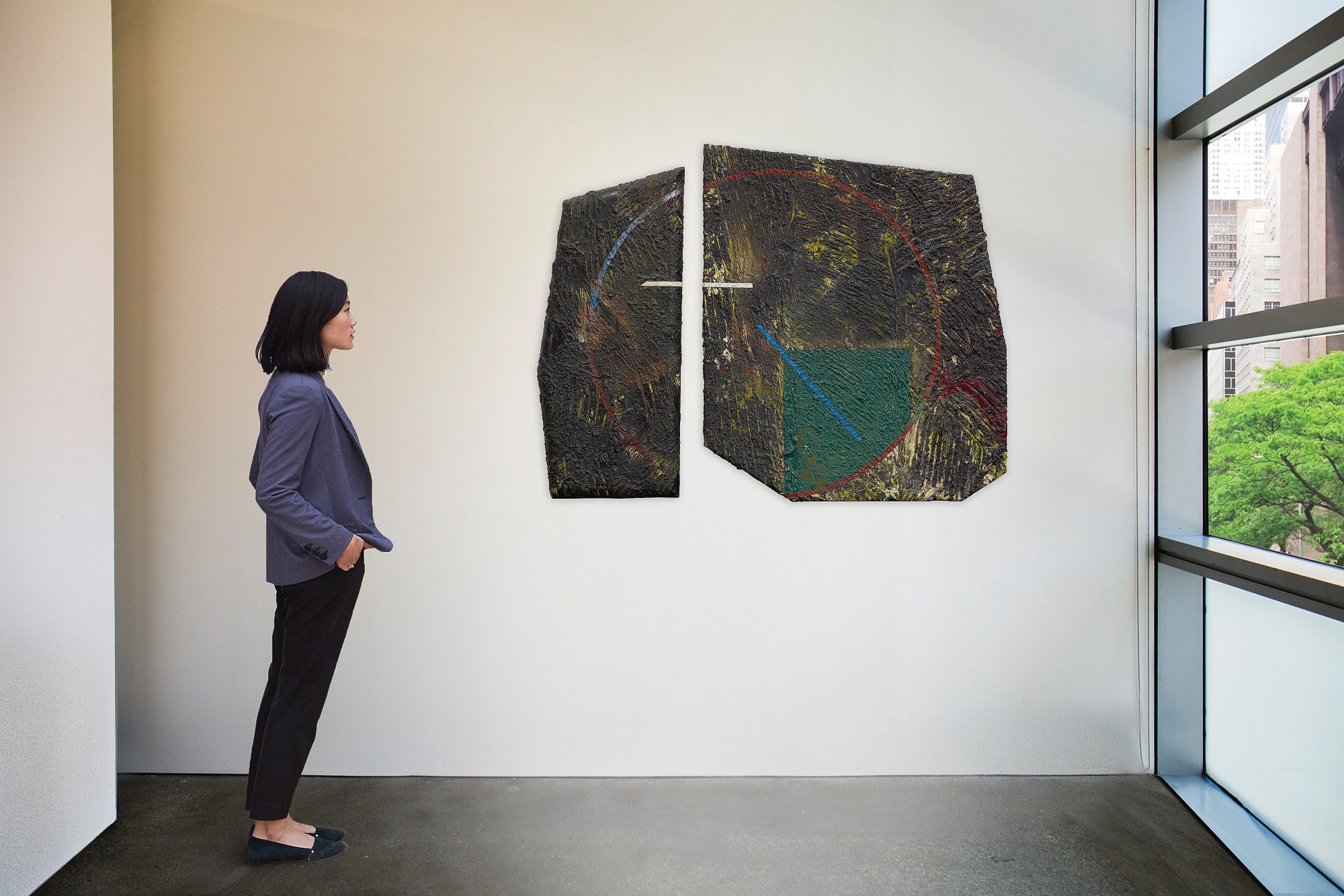 SAM GILLIAM | BLACK PAINTING [IN 2 PARTS] | Contemporary Art Online ...