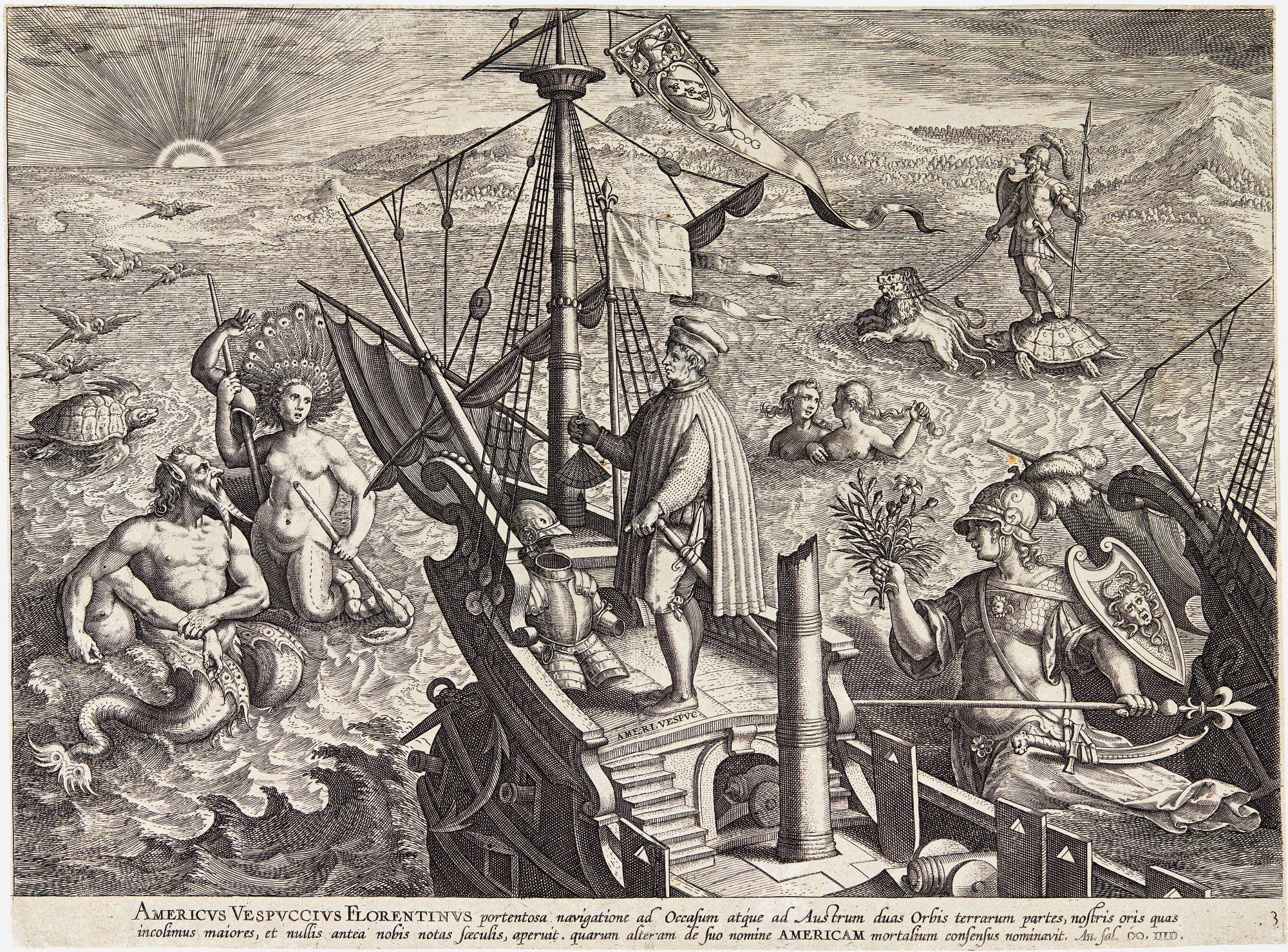 AFTER JAN VAN DER STRAET, CALLED STRADANUS | THE DISCOVERY OF AMERICA ...