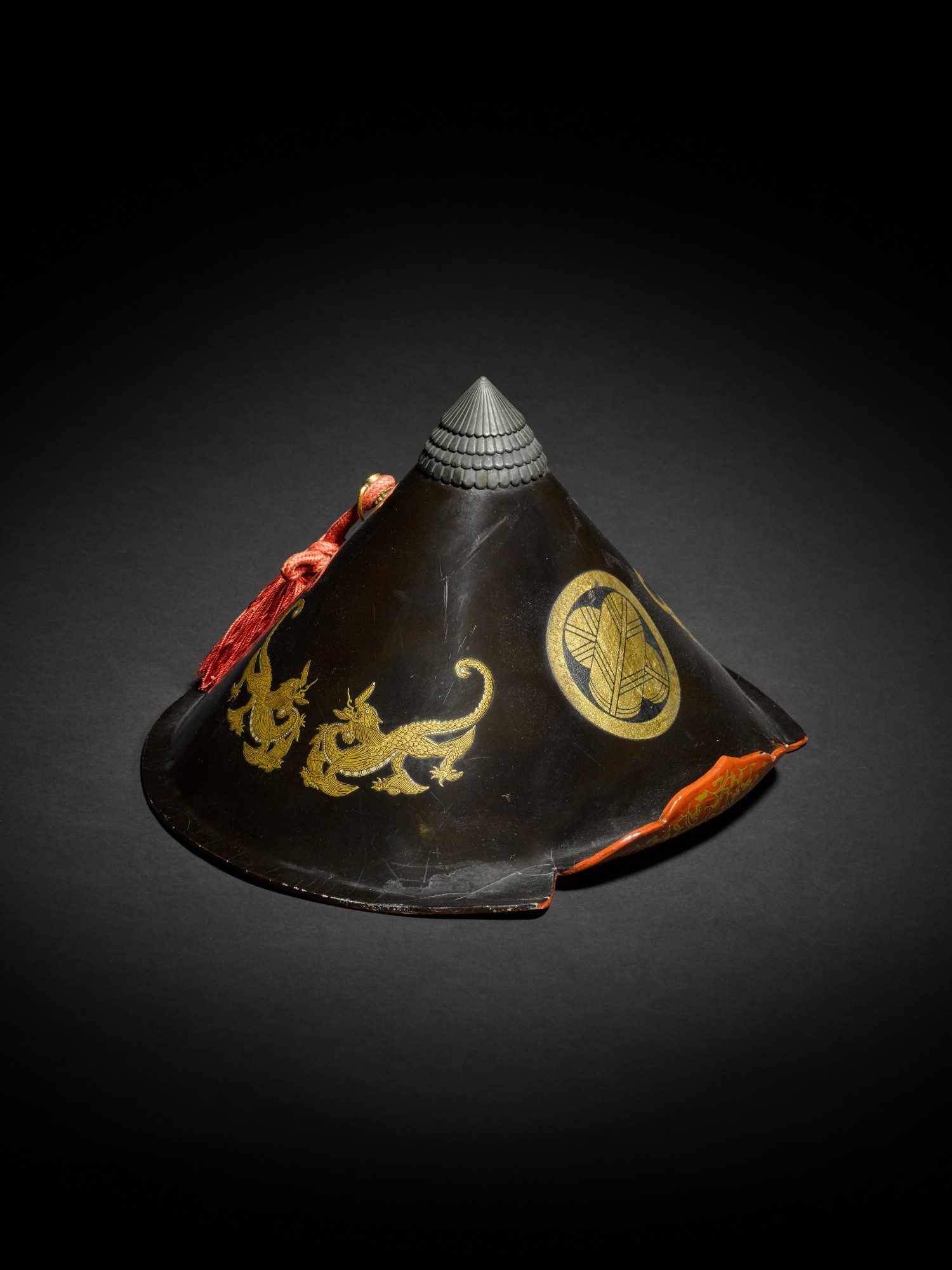 A jingasa [war hat] | Edo Period, 19th Century | The Samurai: Japanese ...