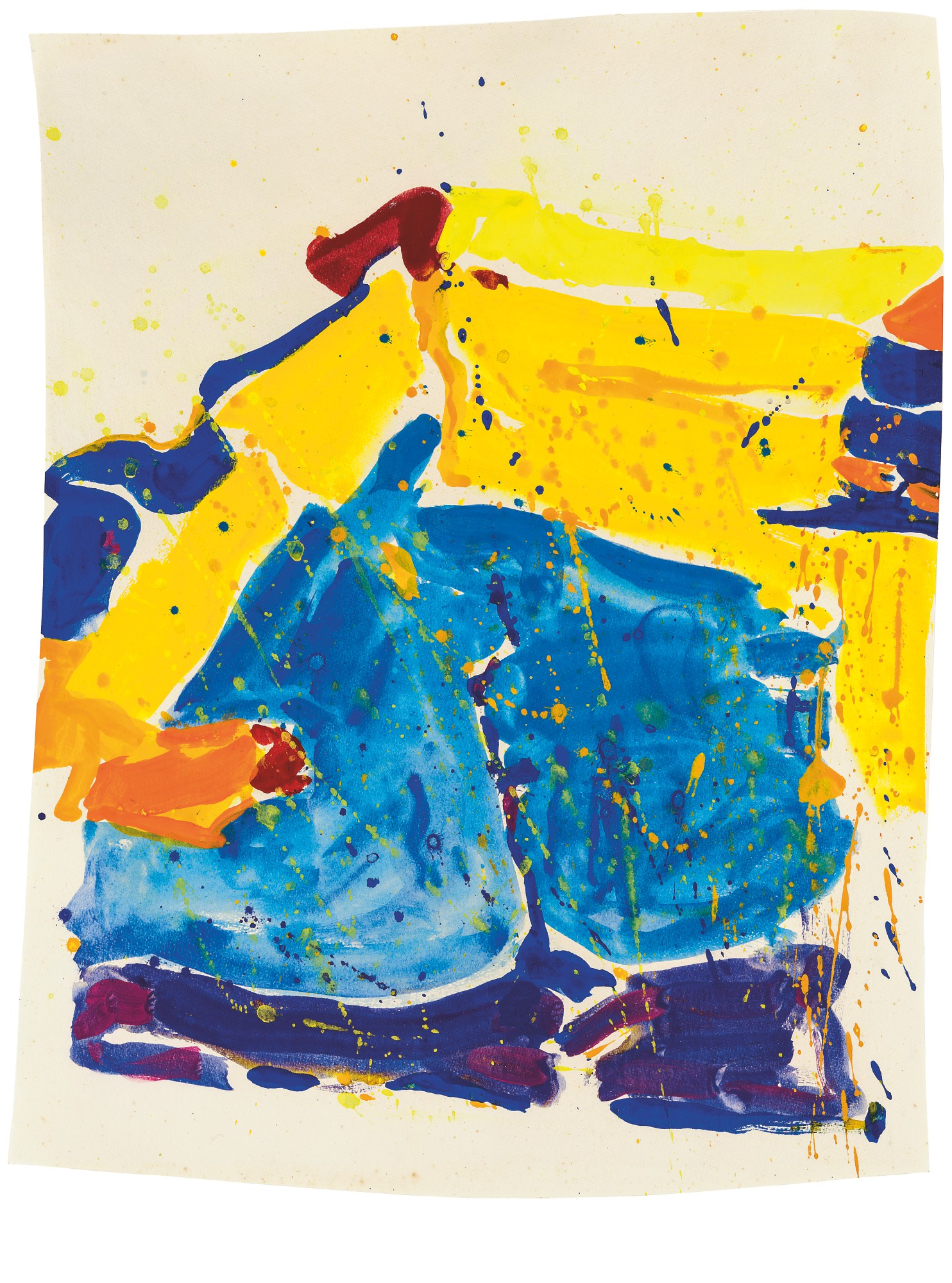 SAM FRANCIS | UNTITLED (SF60-1367) | Contemporary Curated | 2020 ...