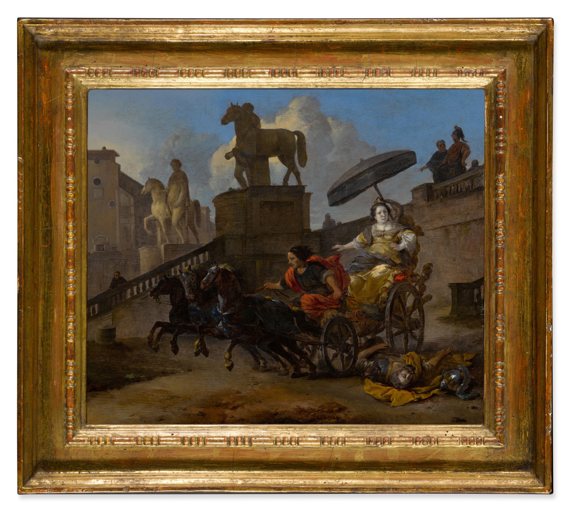 The Death of Servius Tullius with Tullia in her chariot | Master ...