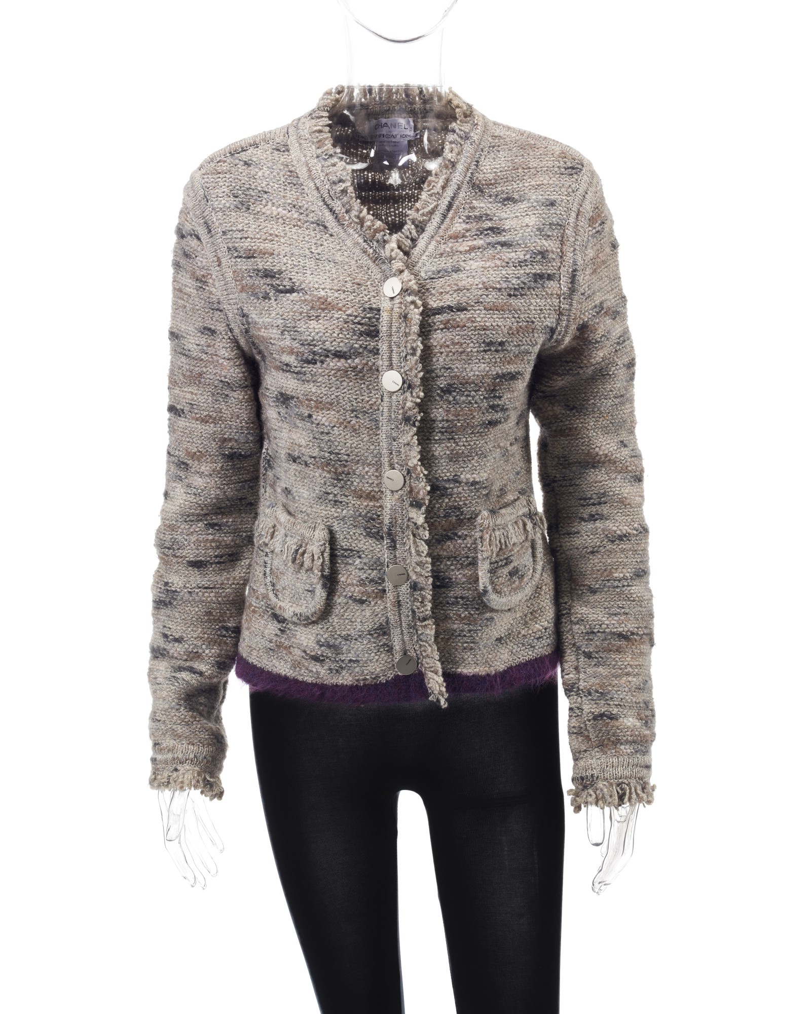 Wool fringed cardigan | Chanel: Handbags and Accessories | 2020 | Sotheby's