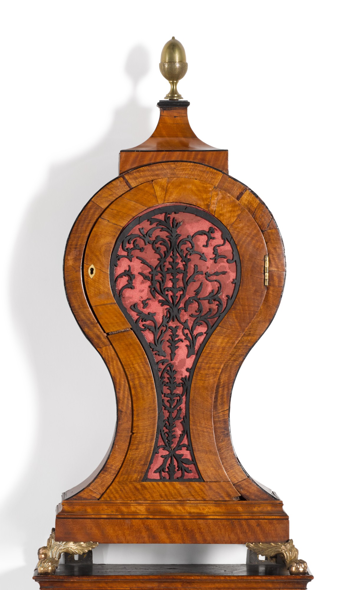 A George III satinwood and rosewood bracket clock, Thomas Wright ...