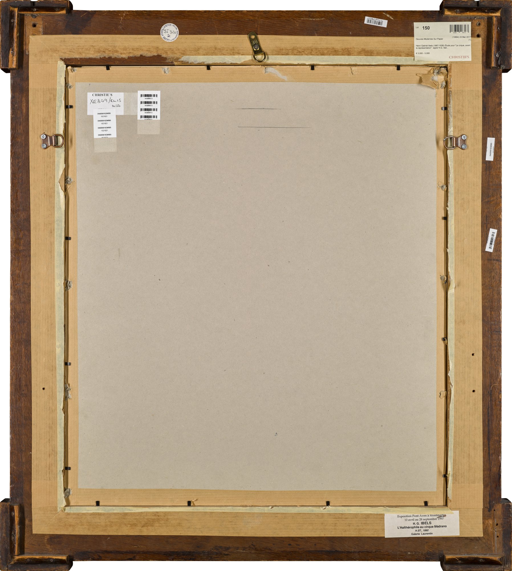 Étude pour 'Le cirque, avant la représentation' | Modern Discoveries ...