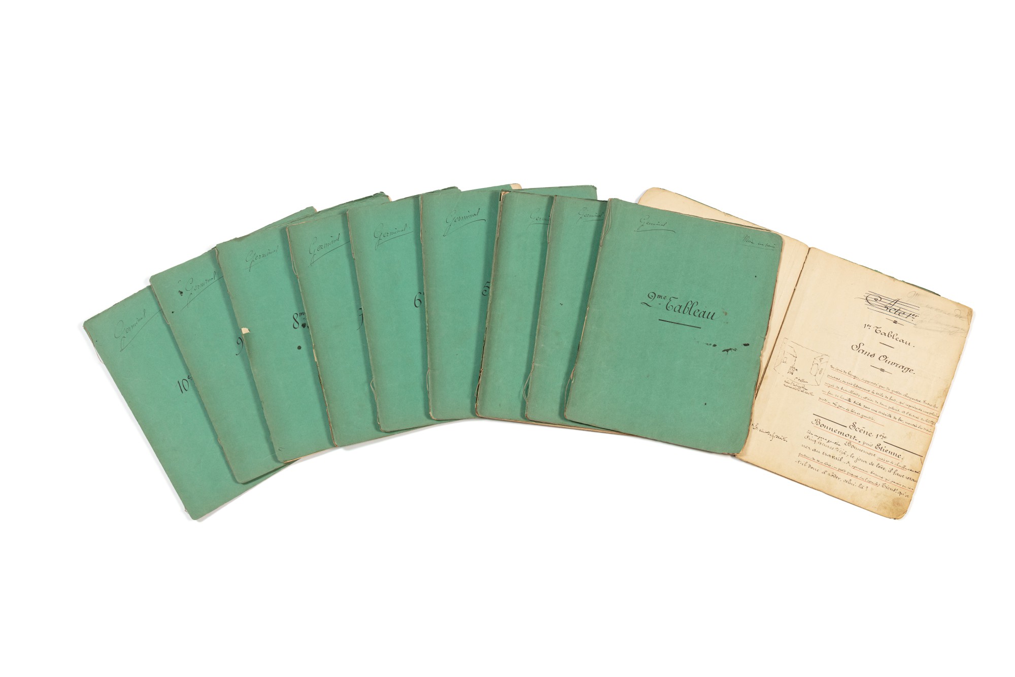 Germinal [1885]. Manuscrit autographe de l'adaptation théâtrale. Le ...