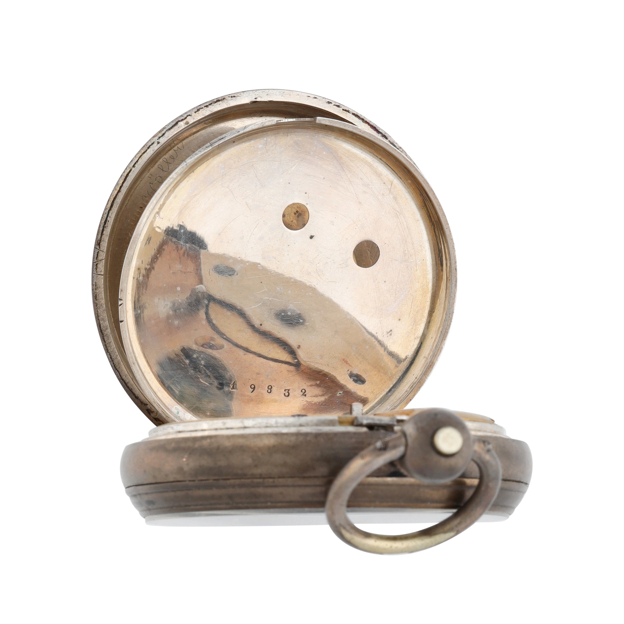 Swiss An open-faced duplex watch with mock pendulum signed Pateck ...