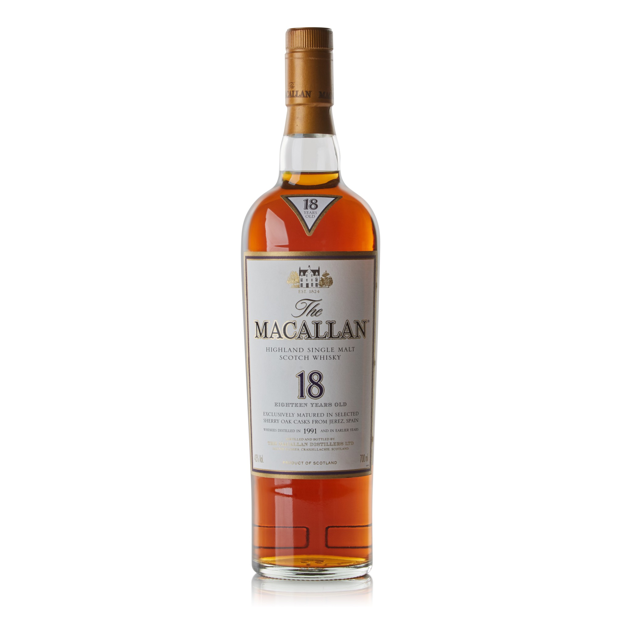 The Macallan 18 Year Old 43.0 abv 1991 | Distilled | The Macallan Fine ...