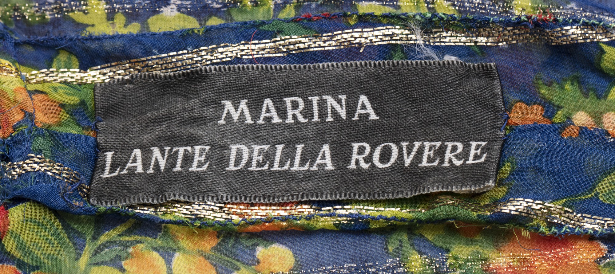 Marina Lante Della Rovere, circa 1974, Muslin blouse, and a long jersey ...