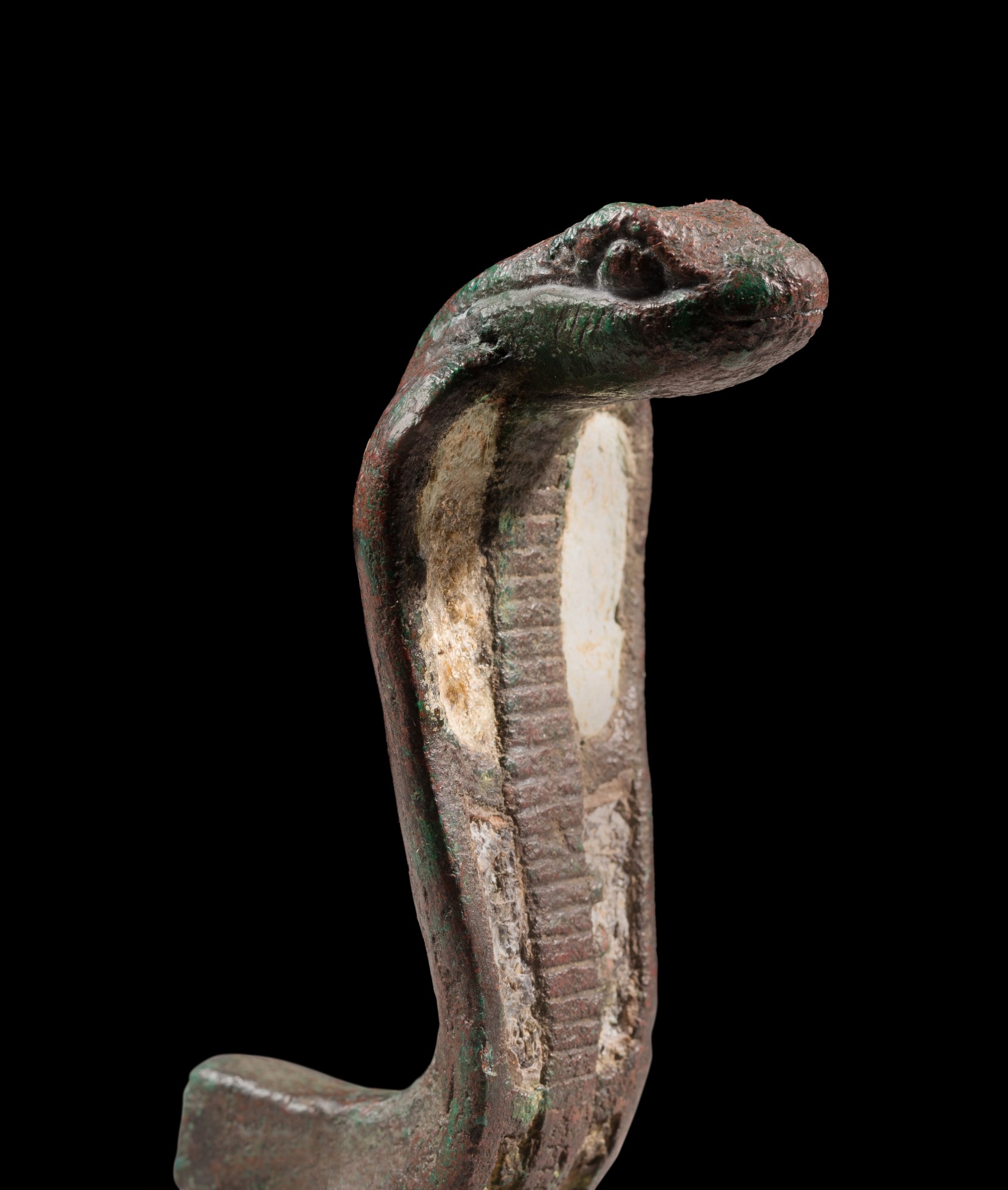 An Egyptian Bronze Uraeus, Late Period, 716-30 B.C. | Ancient Sculpture ...