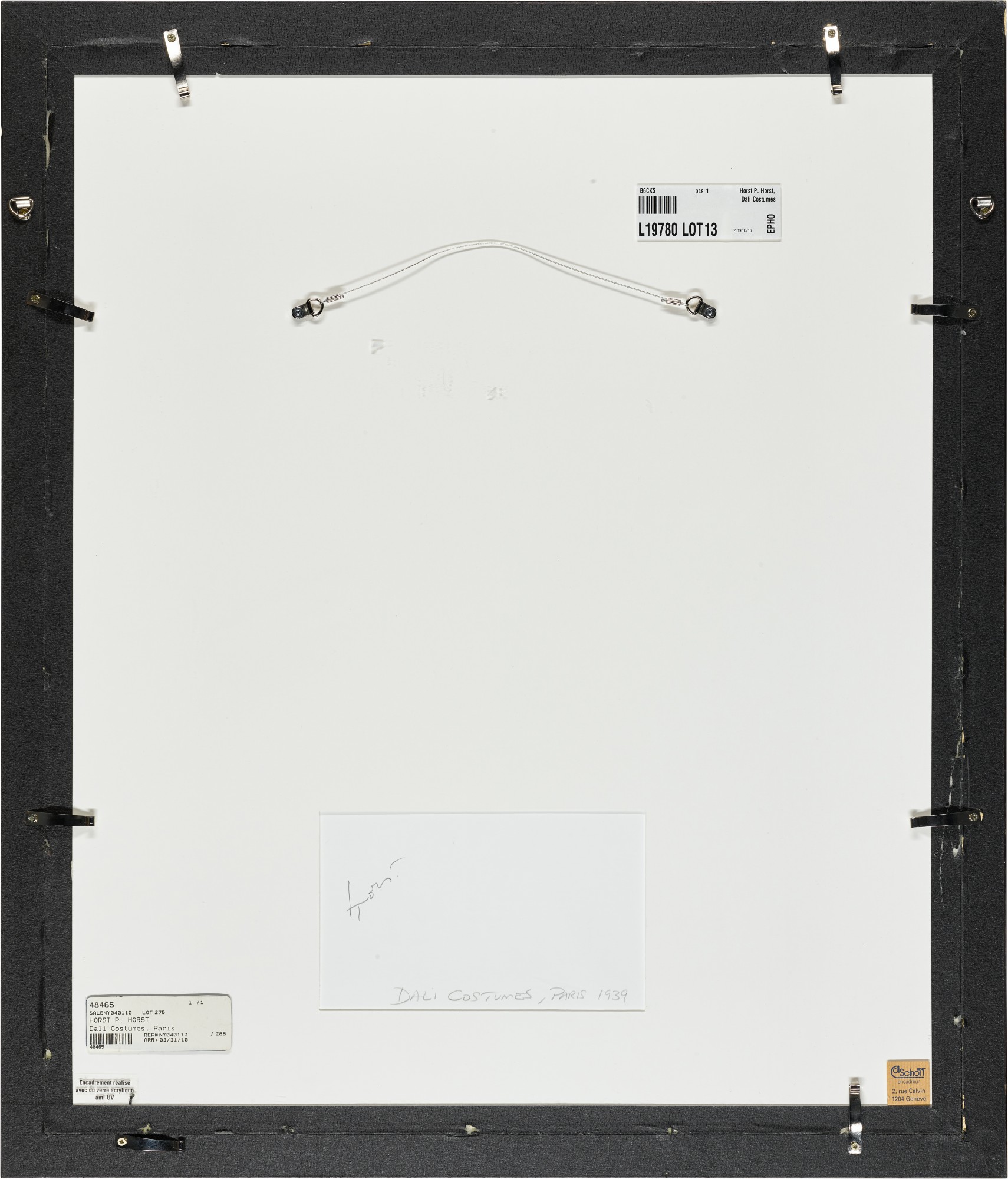 'Dali Costumes', Paris, 1939 | Photographs | 2021 | Sotheby's