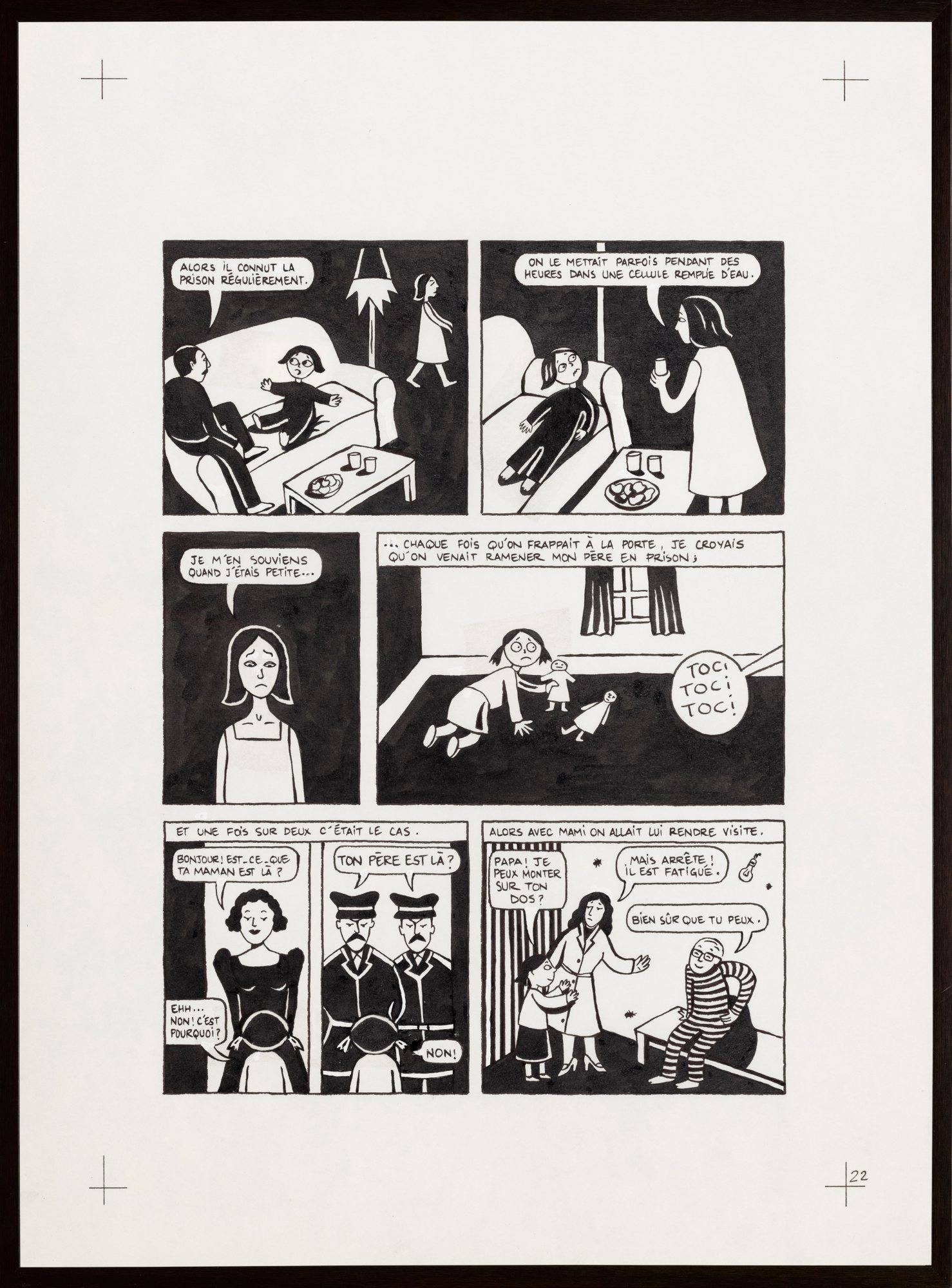 Persepolis (Original Book Art, page 22) | Persepolis | 2022 | Sotheby's