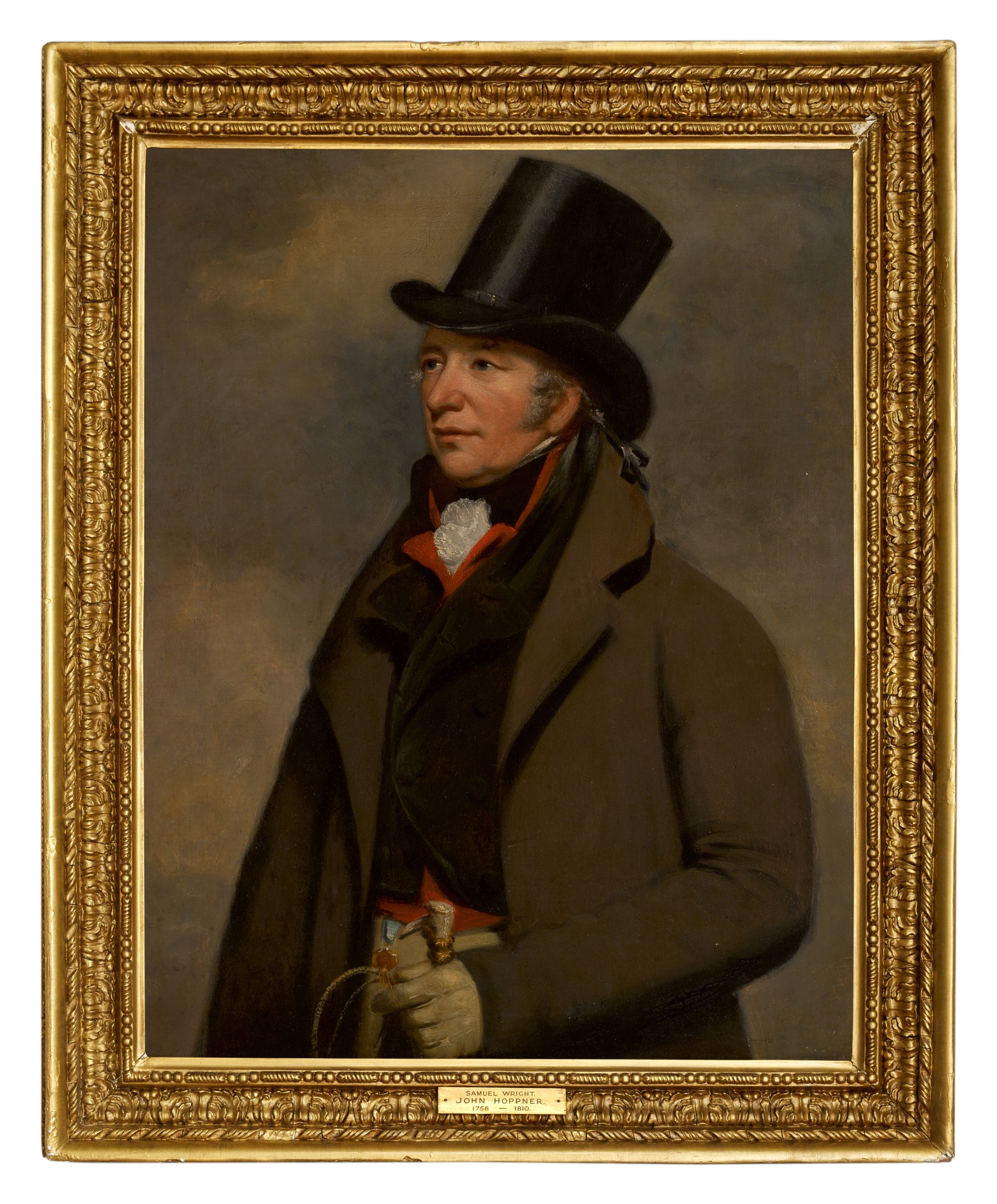 ATTRIBUTED TO WILLIAM OWEN, R.A. | Portrait of Samuel Wright, half ...