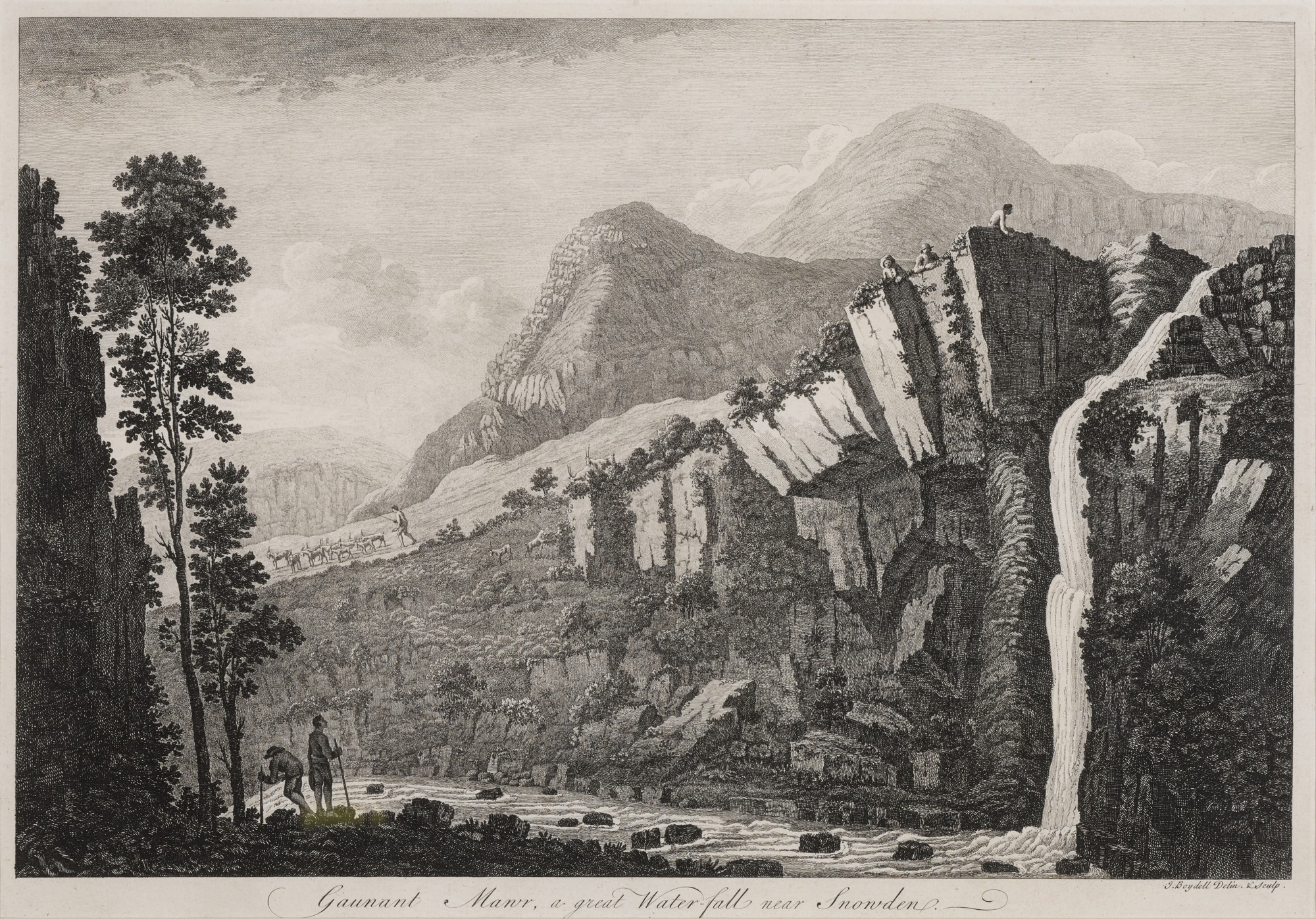 John Boydell (1719-1804), Views of Wales and Derbyshire | Town ...