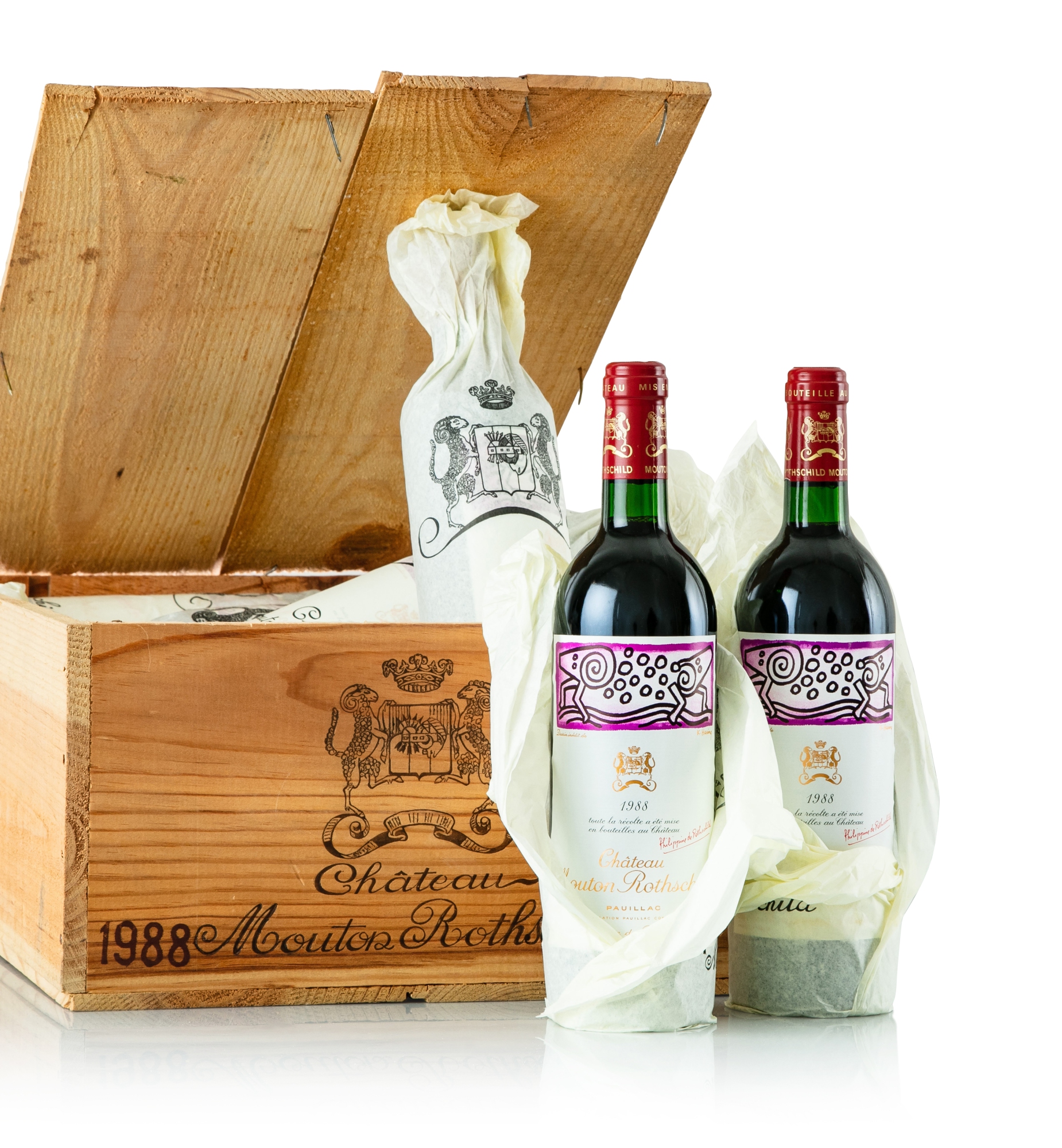 Château Mouton Rothschild 1988 (12 BT) | Treasures from European ...