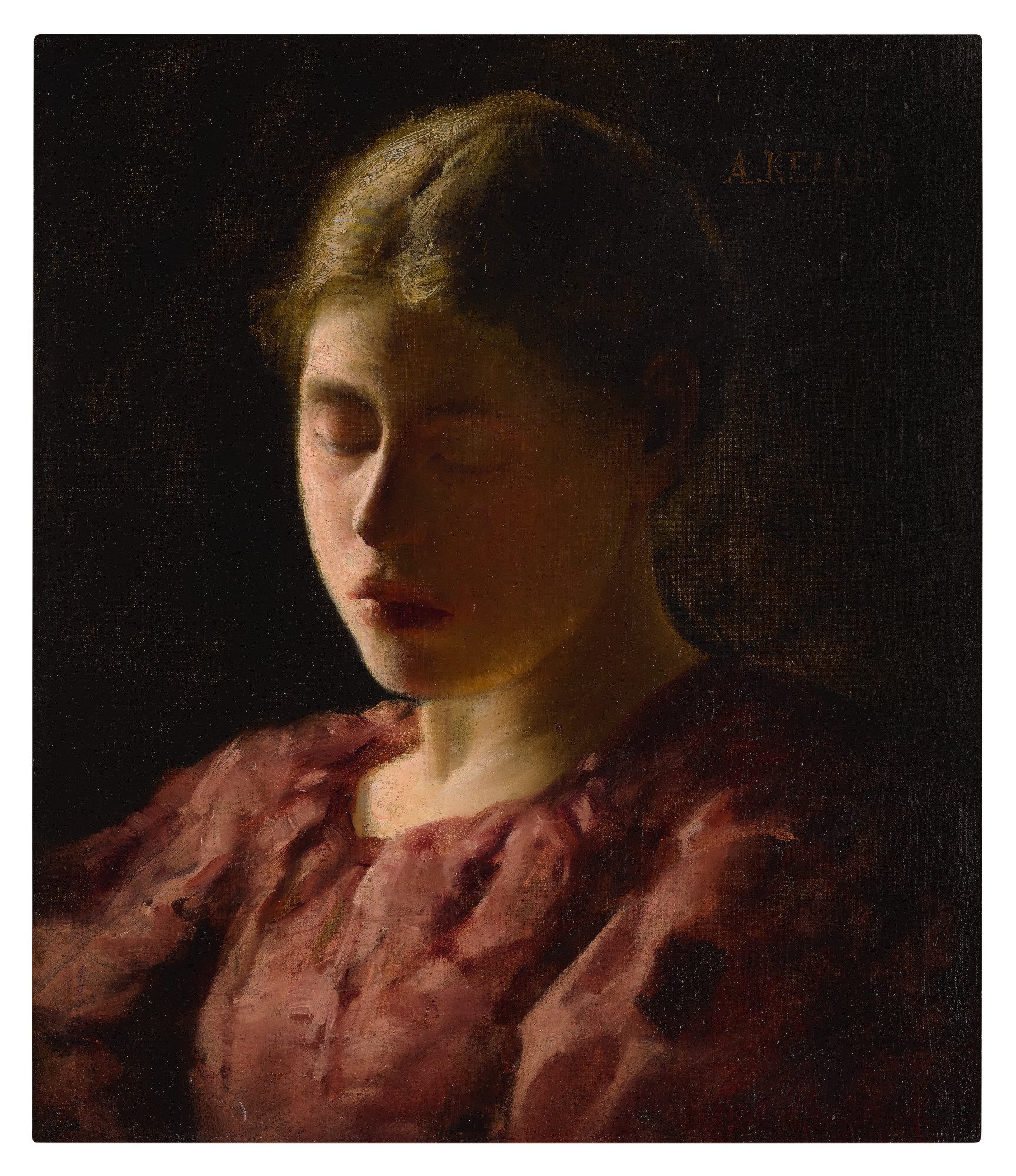 ALBERT VON KELLER | MELANCHOLY | European Paintings, Drawings & Sculpture | 2020 | Sotheby's