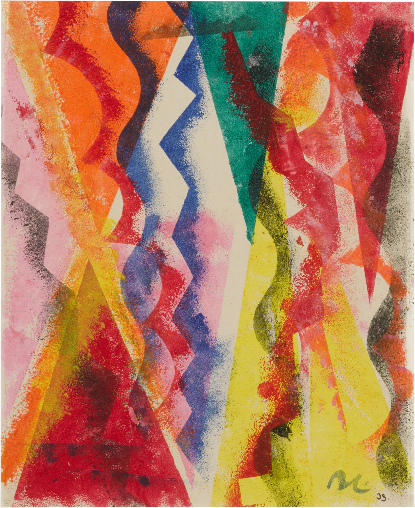 Five Abstract Paintings | A Celebration of Art Deco: Decorative Arts ...