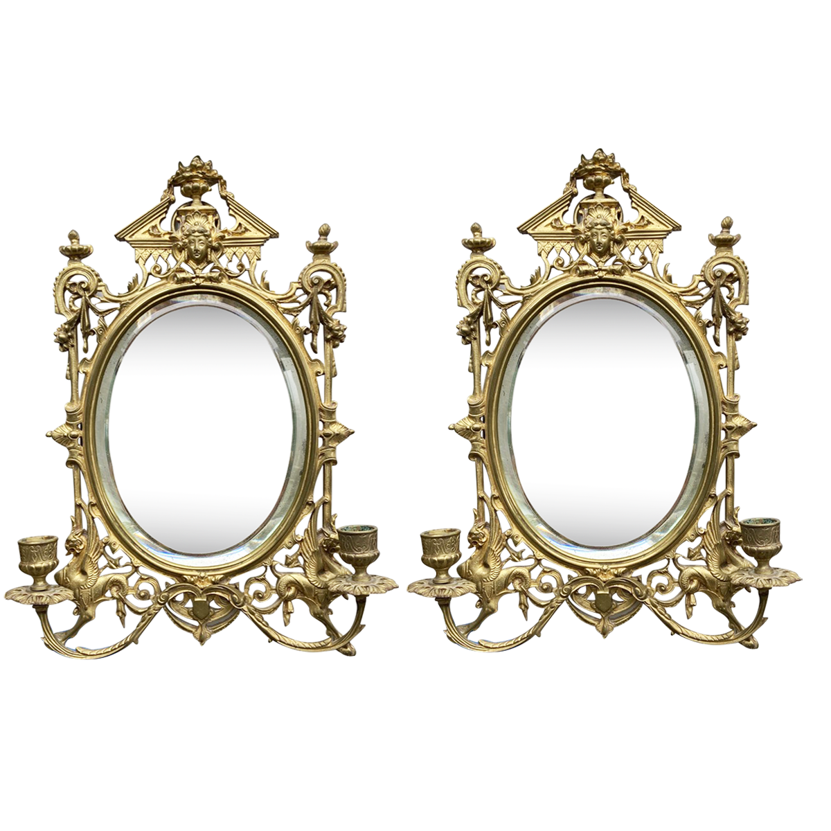 Antique Georgian Style Kentian Girandoles Available For Immediate Sale ...